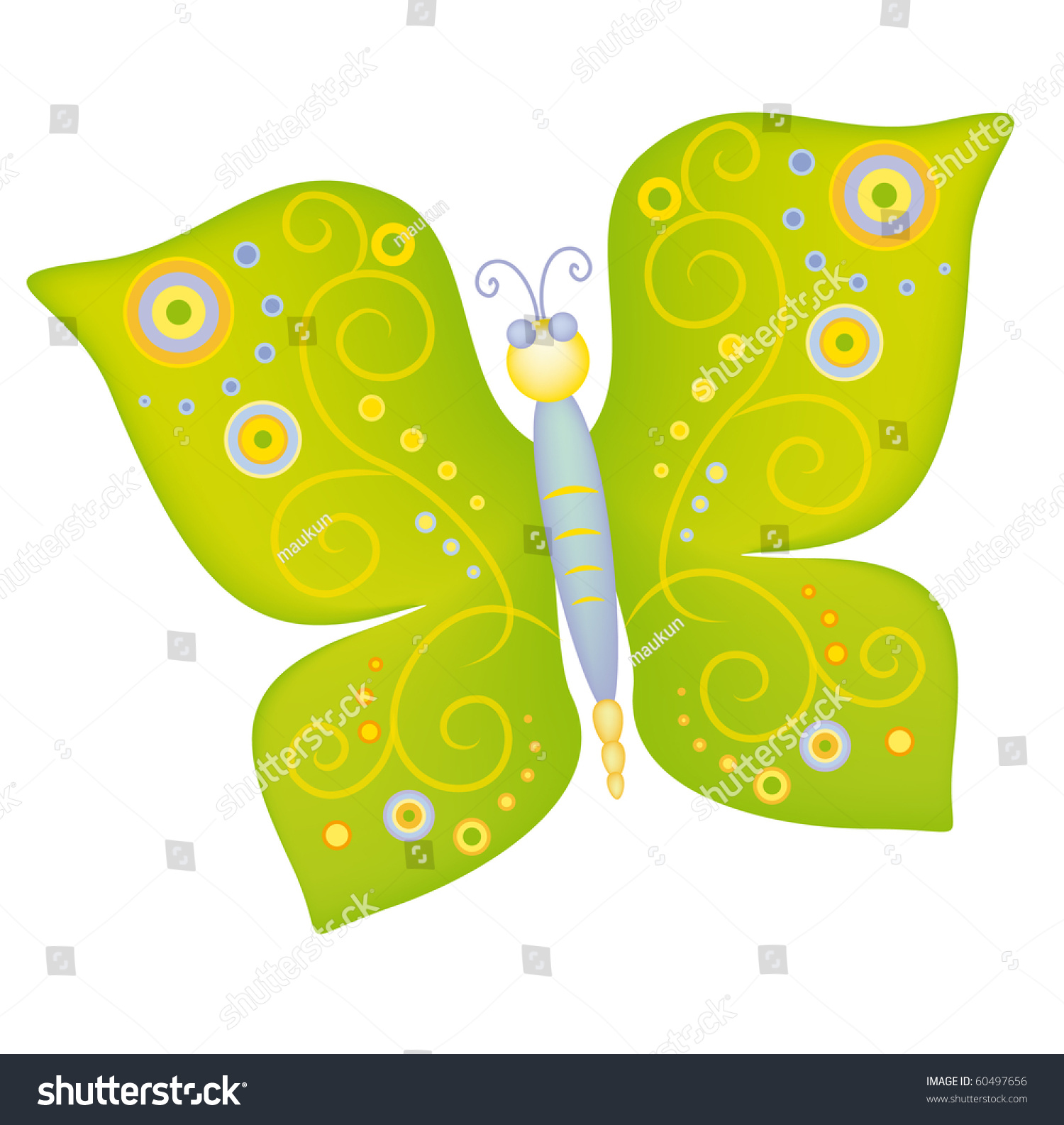 Butterfly Drawing Pattern Design Illustration Vector Stock Vector ...