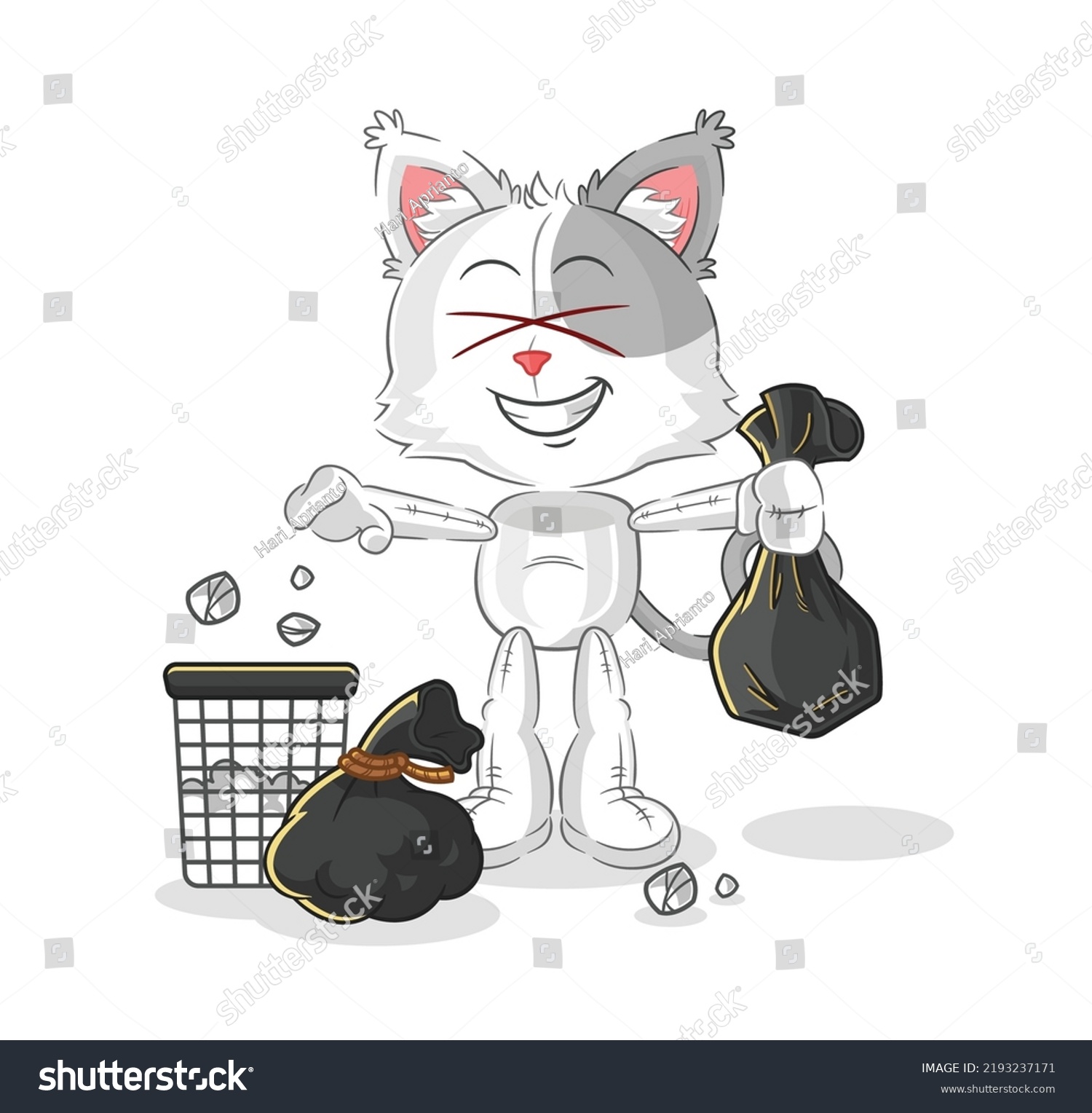 390 imágenes de Cat garbage cartoon - Imágenes, fotos y vectores de ...
