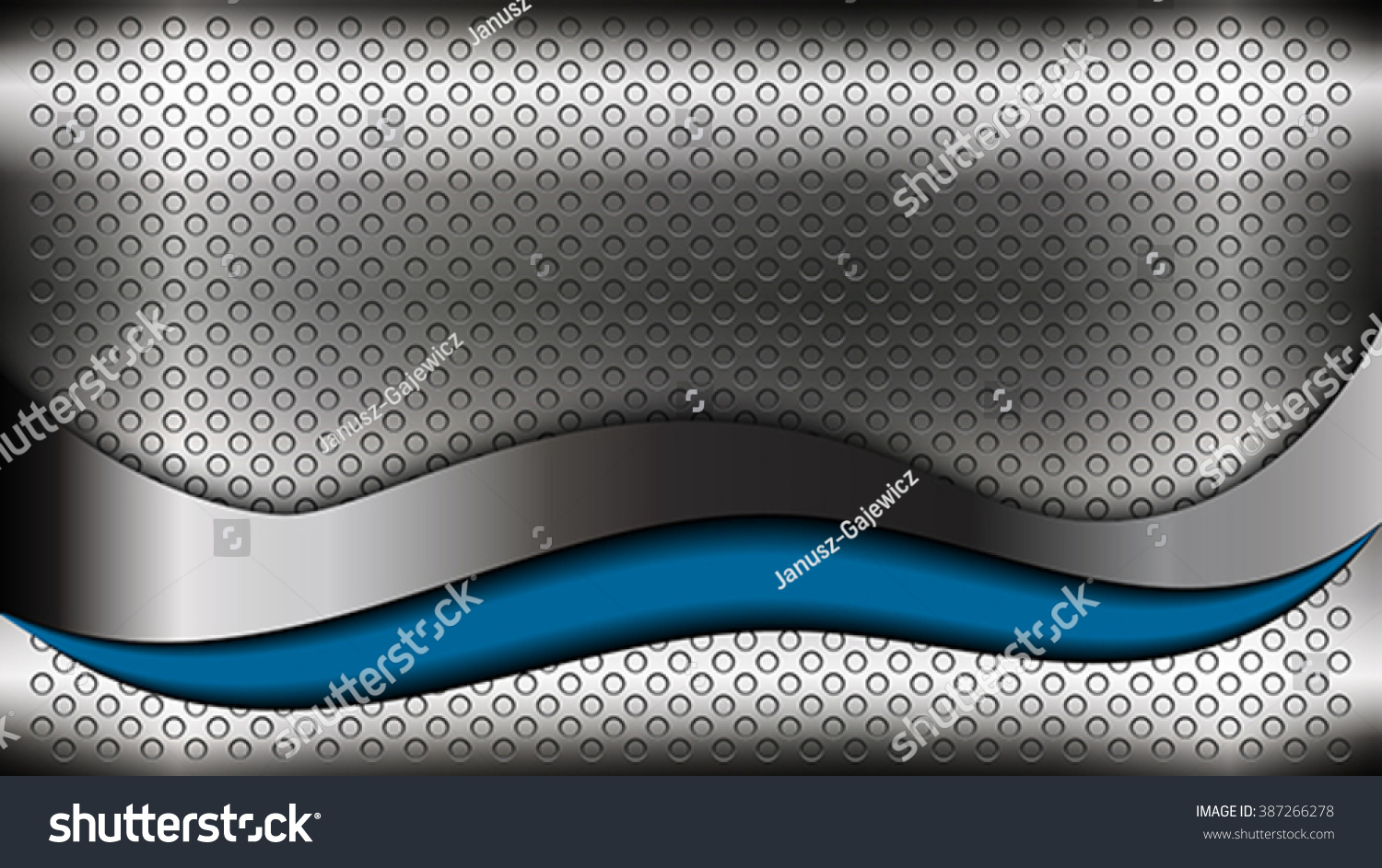 Chrome Dots Metallic Background Stock Vector (Royalty Free) 387266278 ...