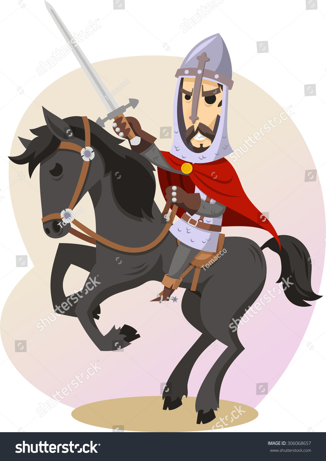 The Cid Vector Cartoon Illustration - 306068657 : Shutterstock