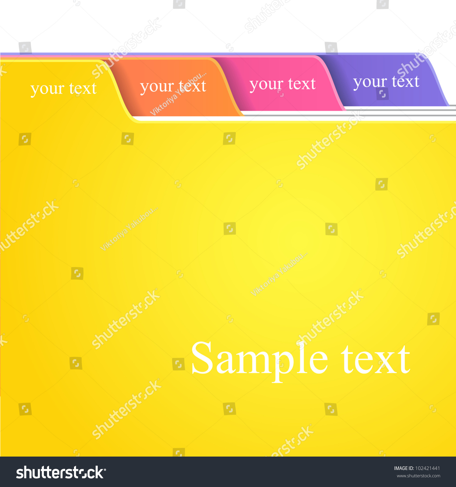 7,573 Folder with tabs Images, Stock Photos & Vectors | Shutterstock