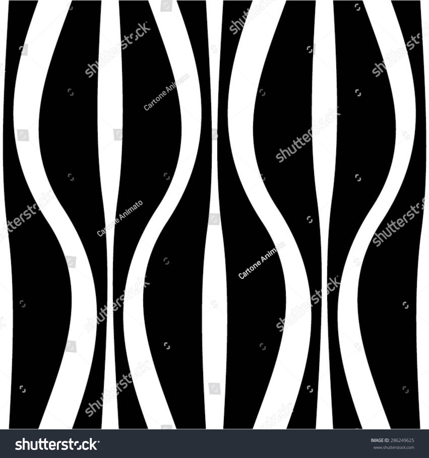 Curves Vertical Strip Pattern Seamless Vector Stock Vector (Royalty ...