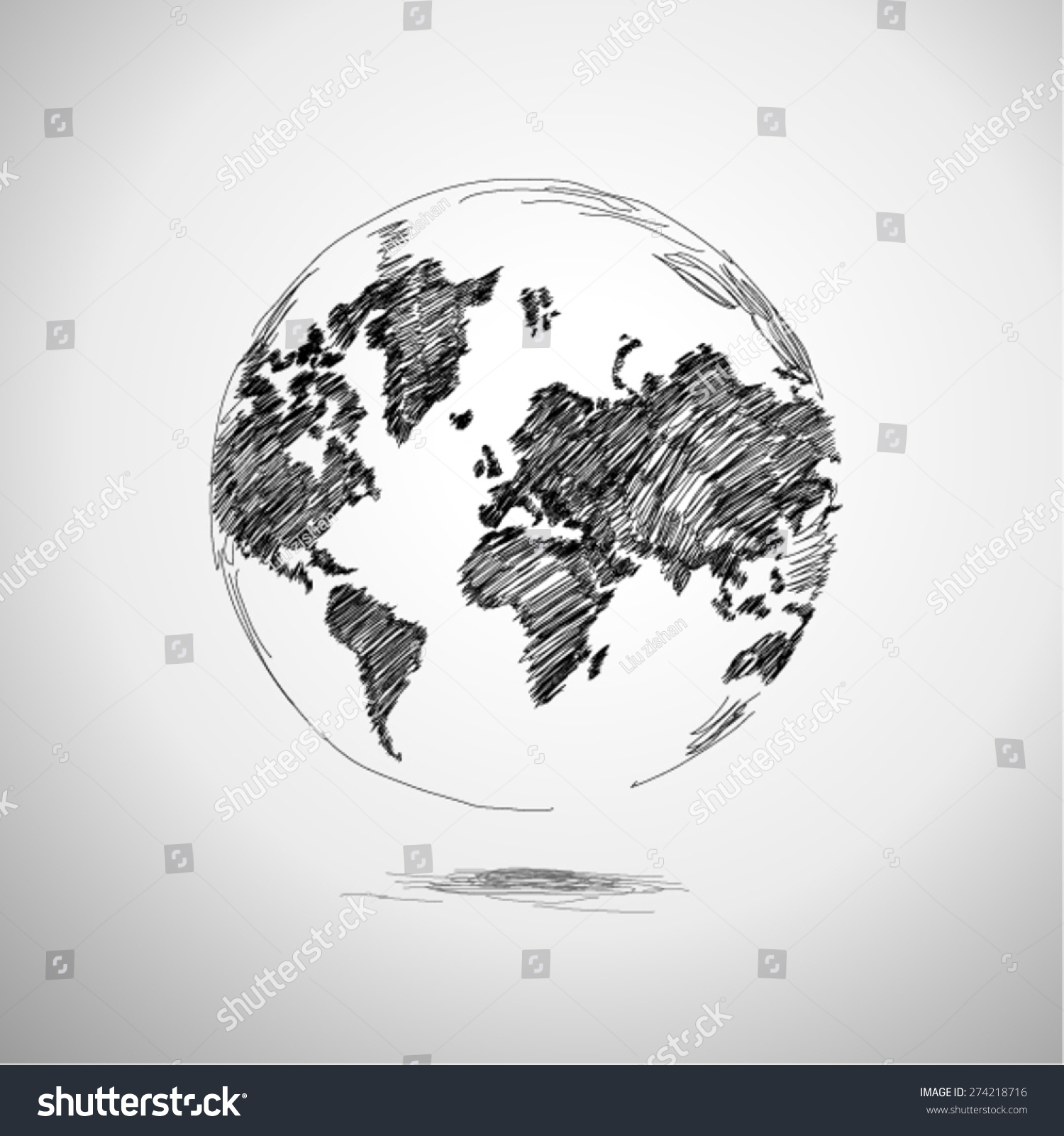 Earth Stock Vector (Royalty Free) 274218716 | Shutterstock
