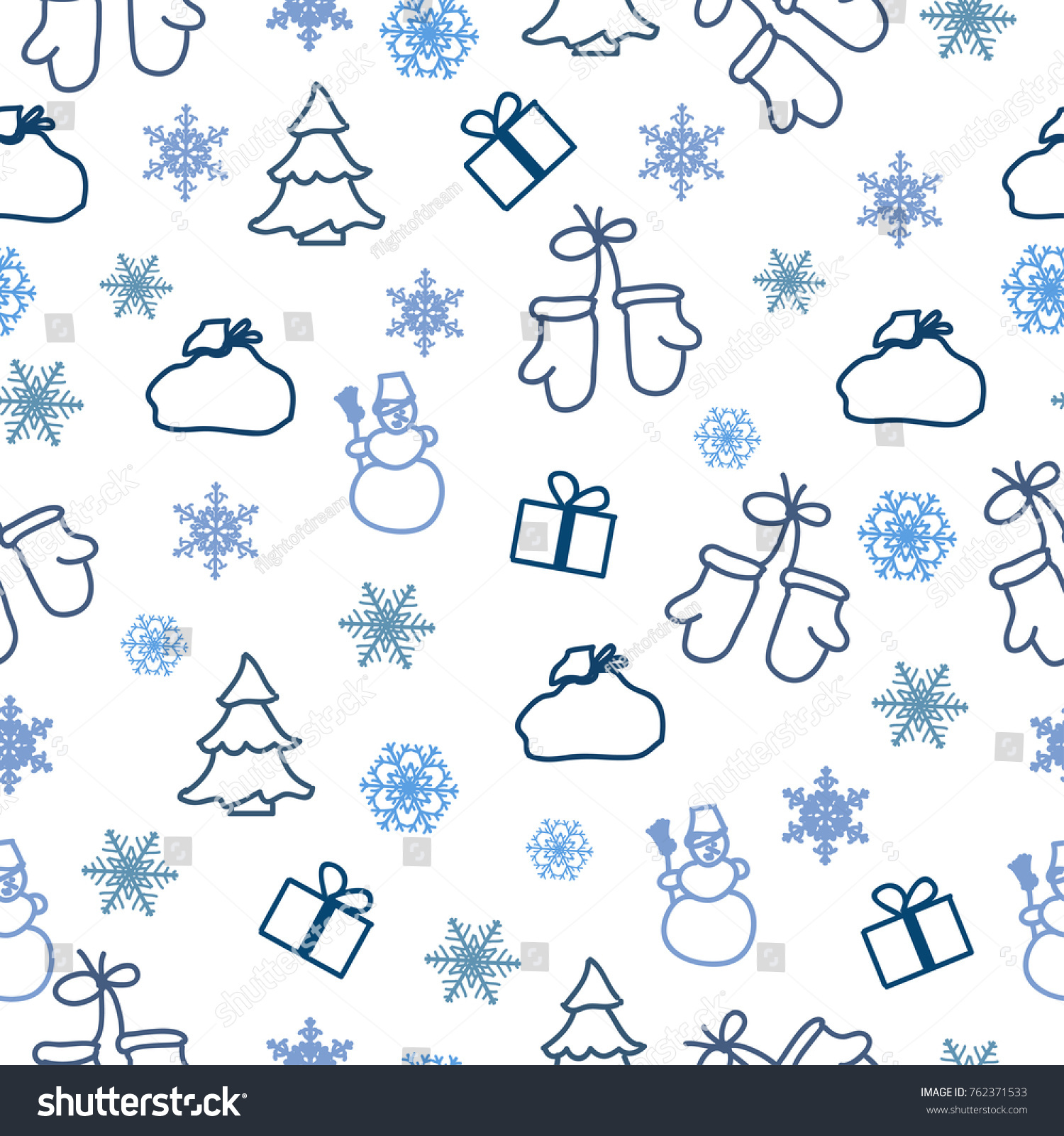 Elements Winter Stock Vector (Royalty Free) 762371533