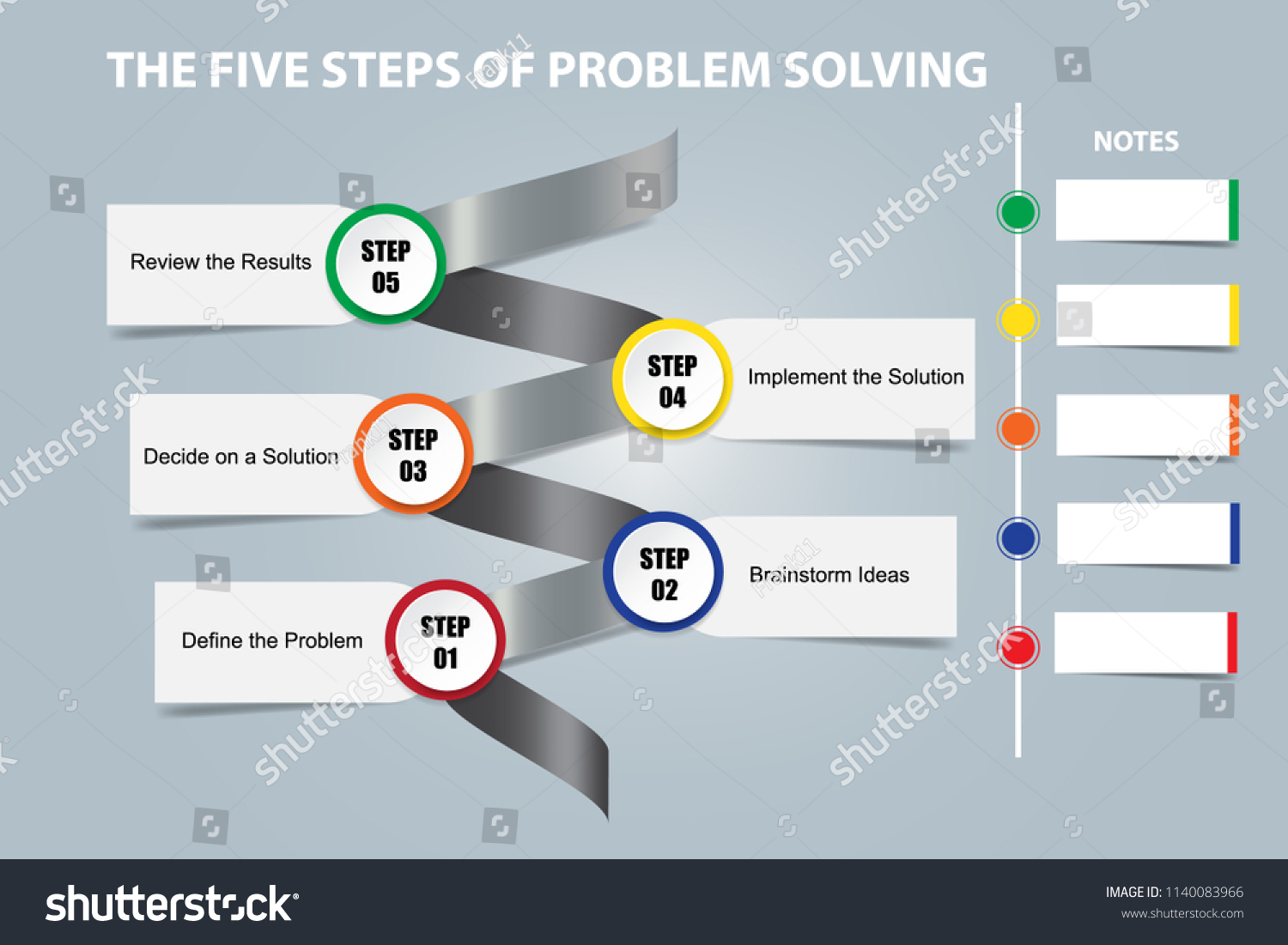 Five Steps Problem Solving On Metal 库存矢量图(免版税)1140083966 | Shutterstock Five Steps Problem Solving On Metal 库存矢量图(免版税)1140083966 | Shutterstock