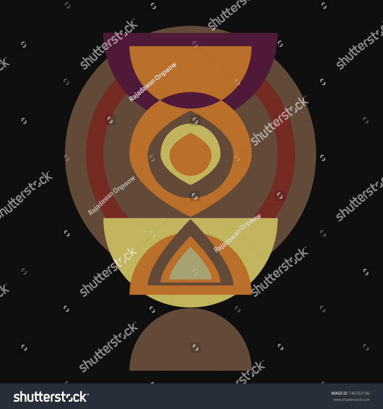 Forms On Cycle Stock Vector (Royalty Free) 746763196