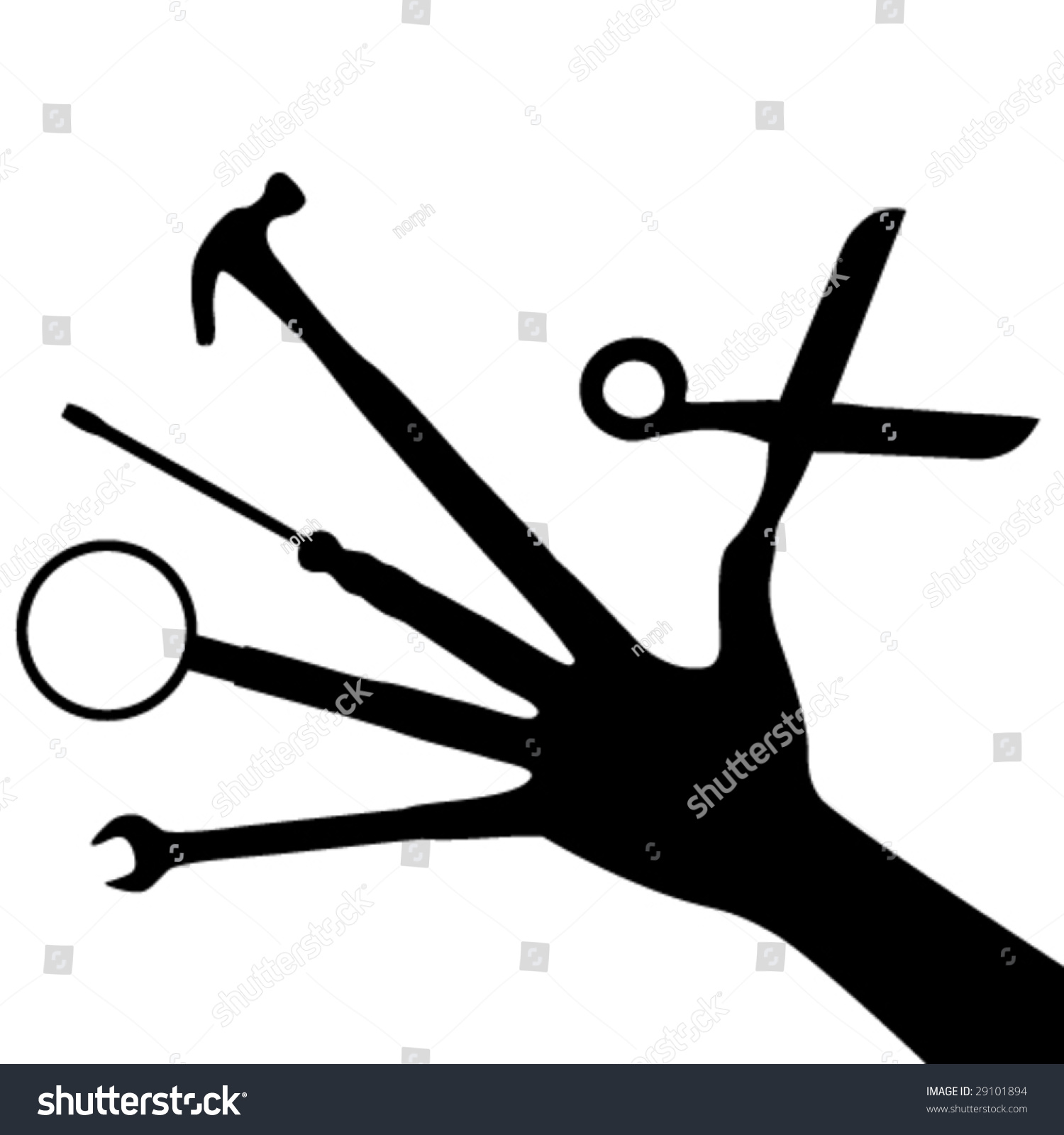 Handyman Vector Illustration Stock Vector (Royalty Free) 29101894 ...