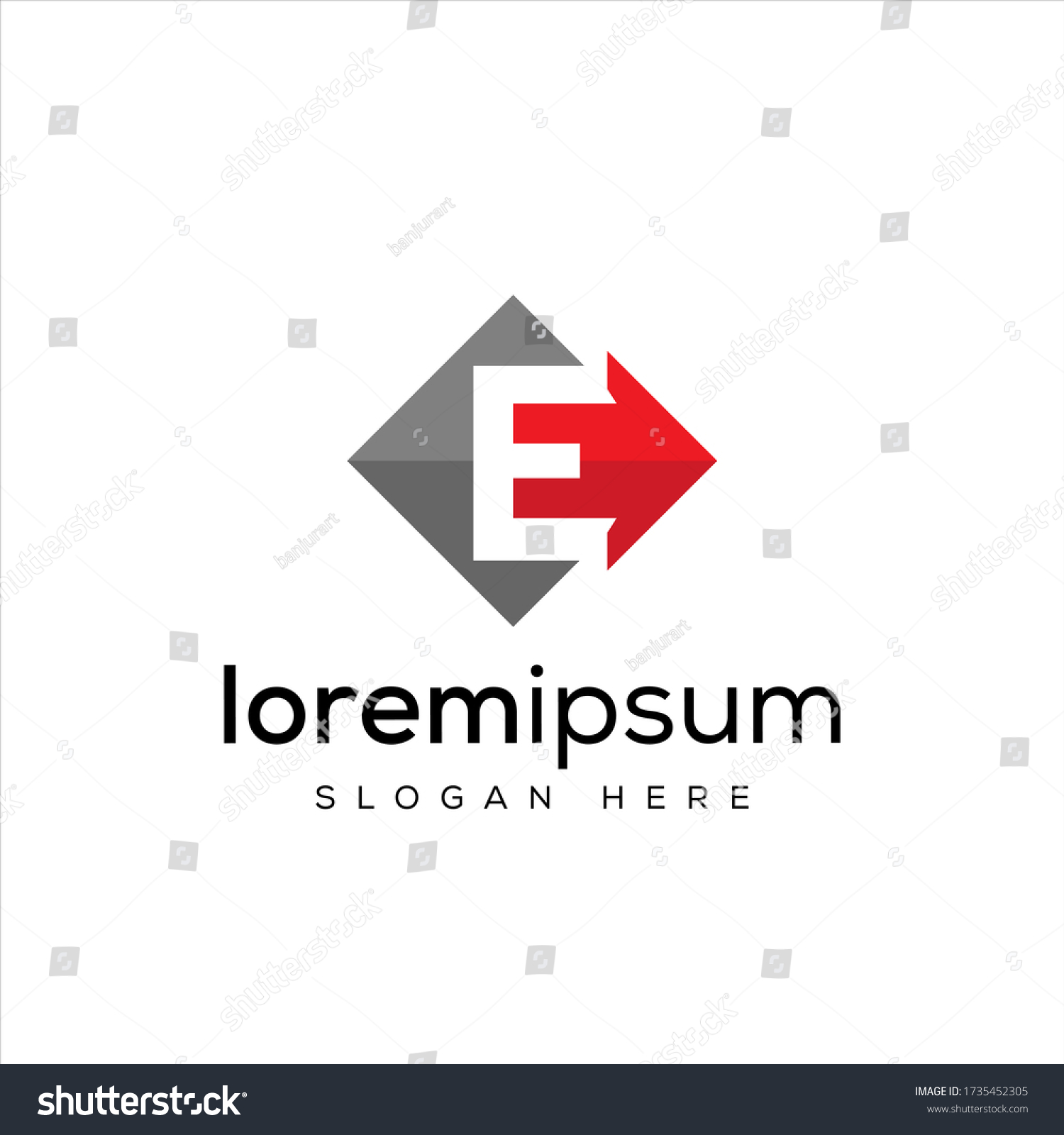 Initial E Logo Designs Simple Elegant: เวกเตอร์สต็อก (ปลอดค่าลิขสิทธิ์ ...
