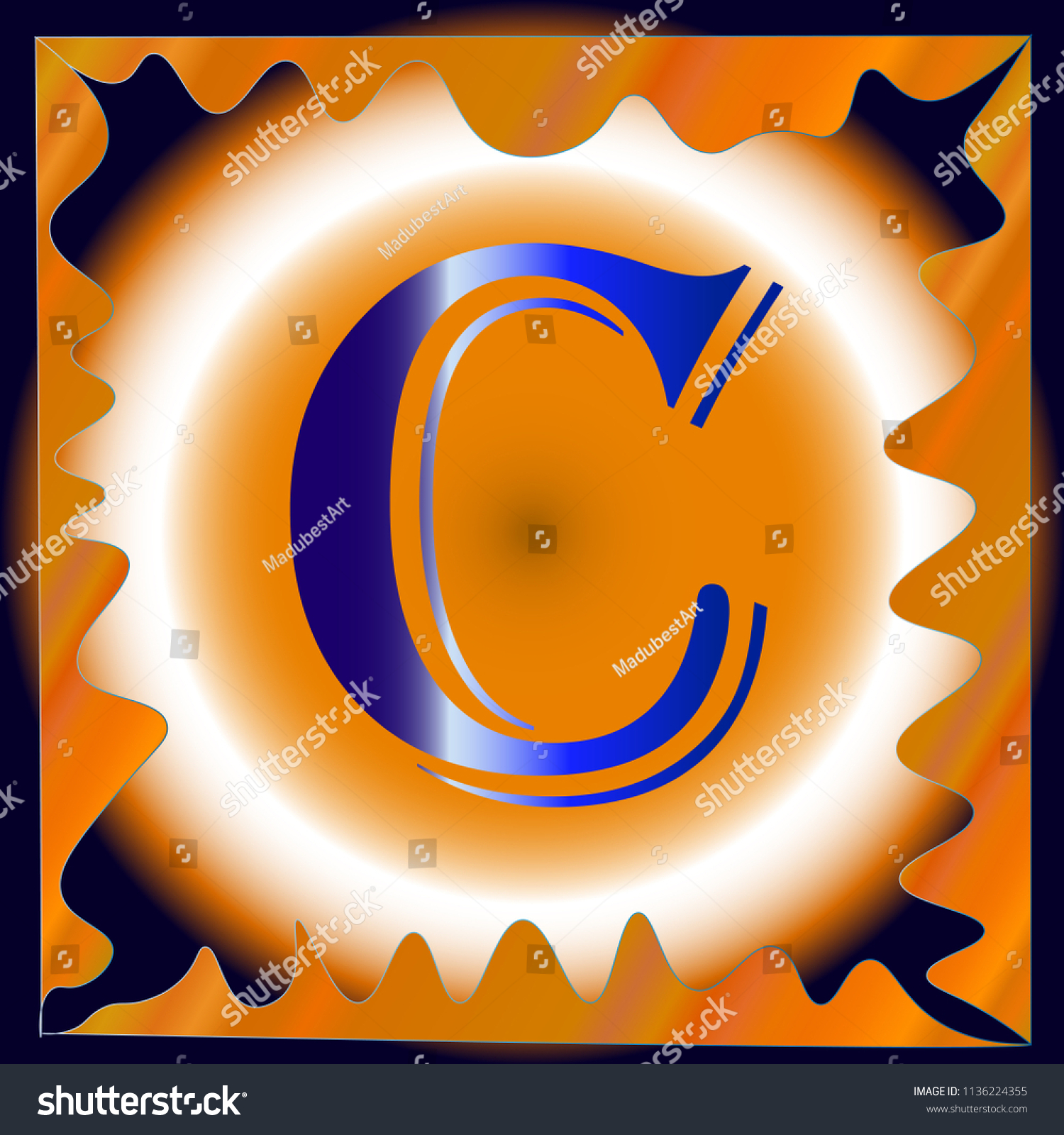Letter C Vector Stock Vector (Royalty Free) 1136224355 | Shutterstock