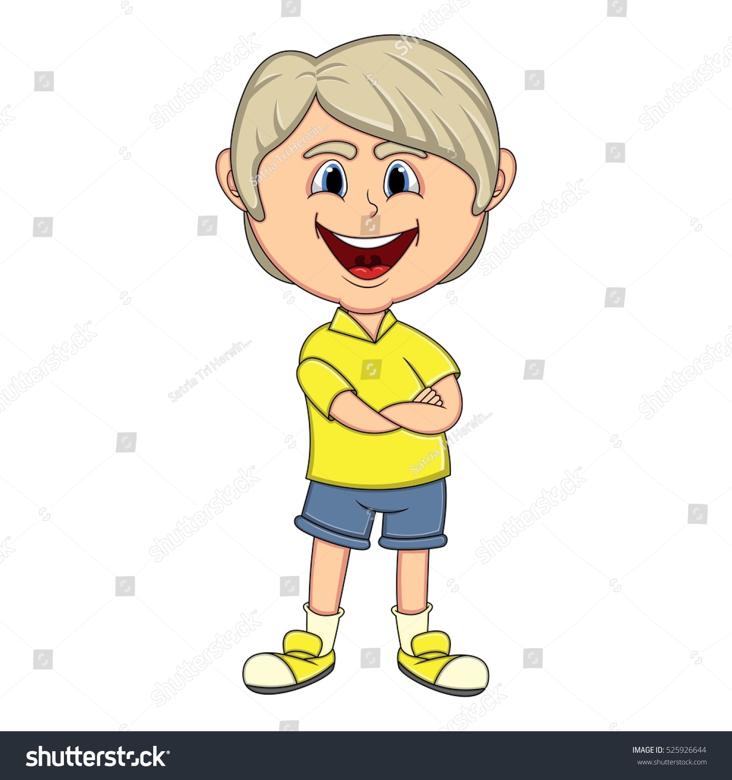 Little Cute Boy Cartoon Vector: เวกเตอร์สต็อก (ปลอดค่าลิขสิทธิ์ ...