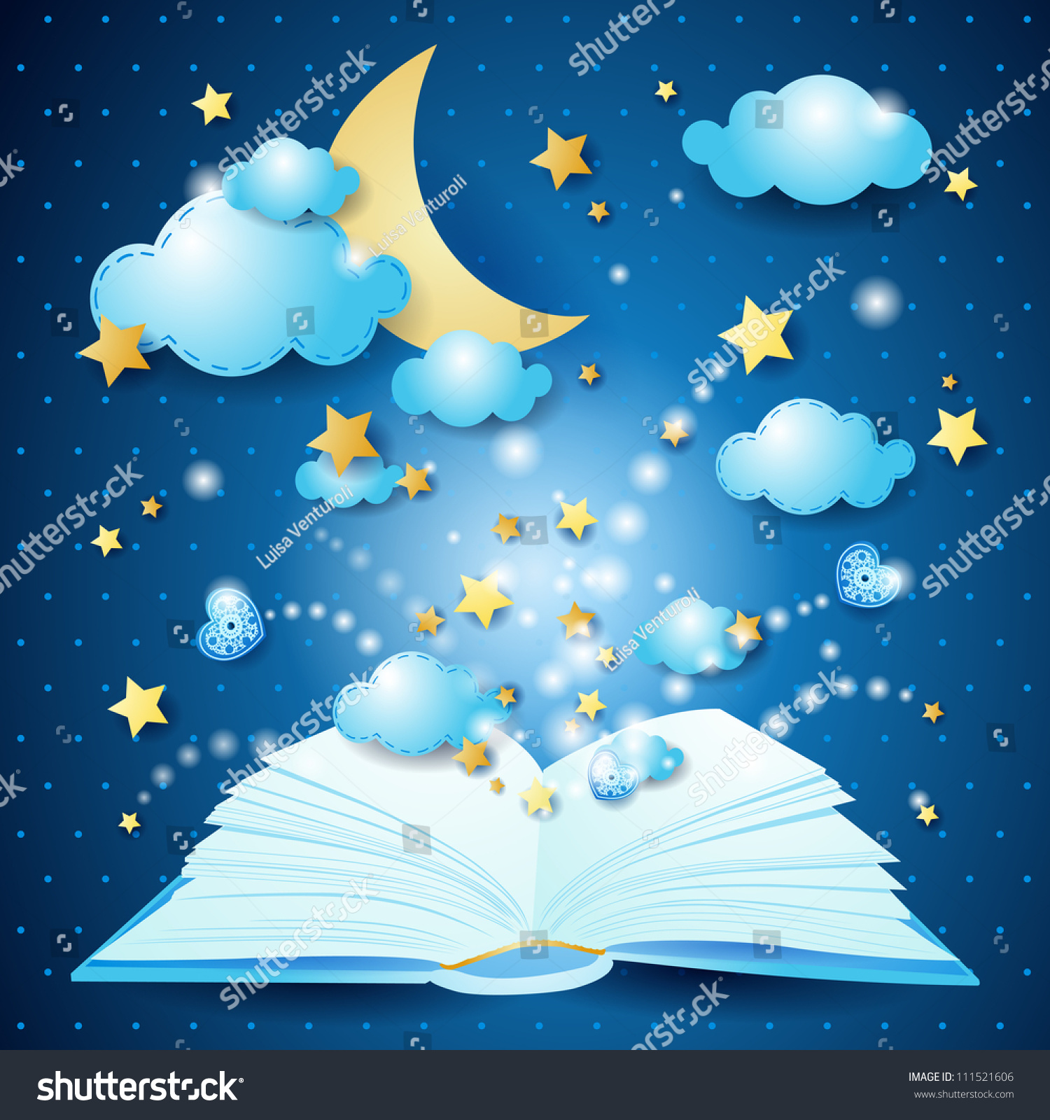 The Magic Book, Vector Illustration - 111521606 : Shutterstock
