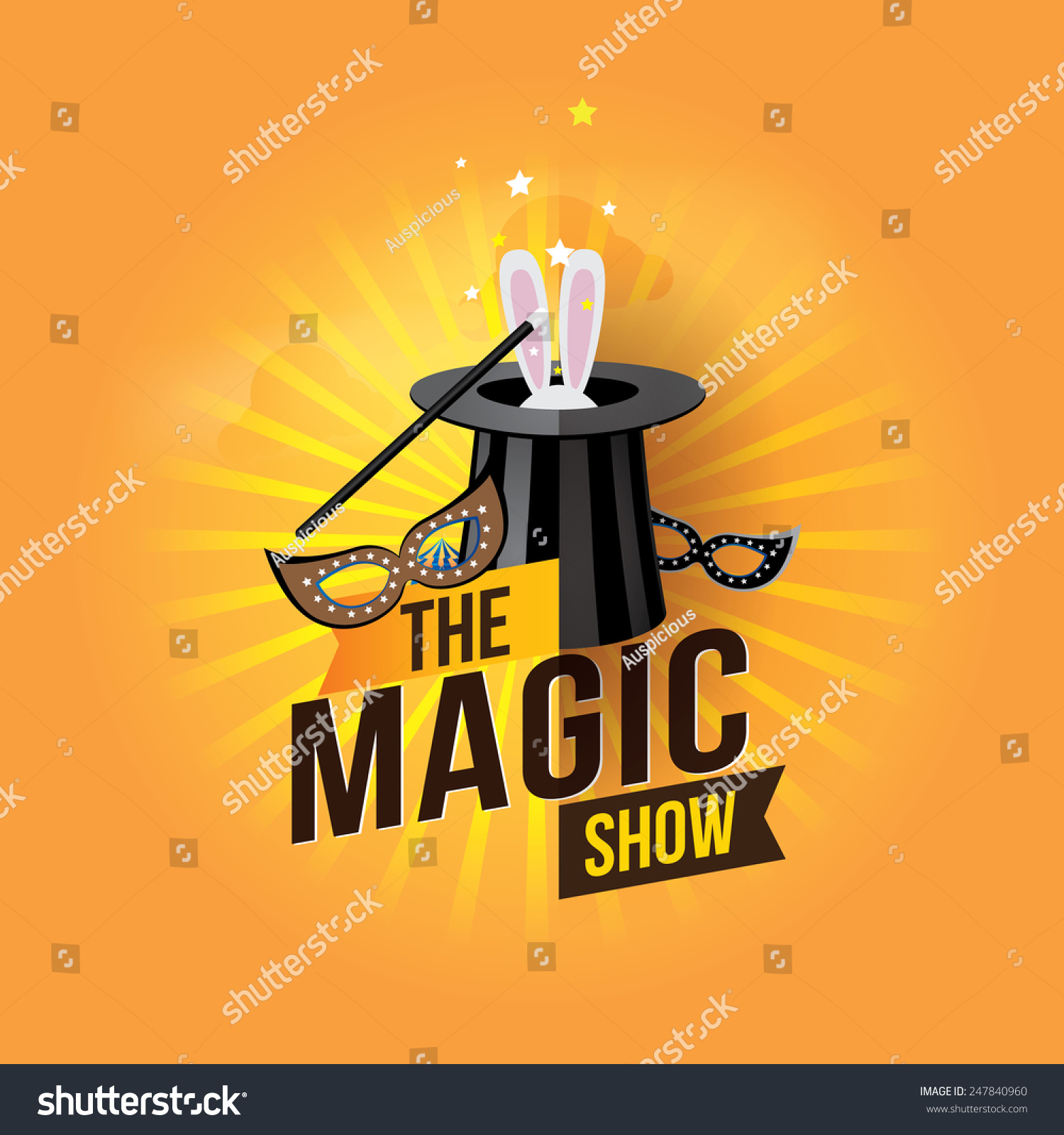 Magic Show Vector Illustration Stock Vector (Royalty Free) 247840960 ...