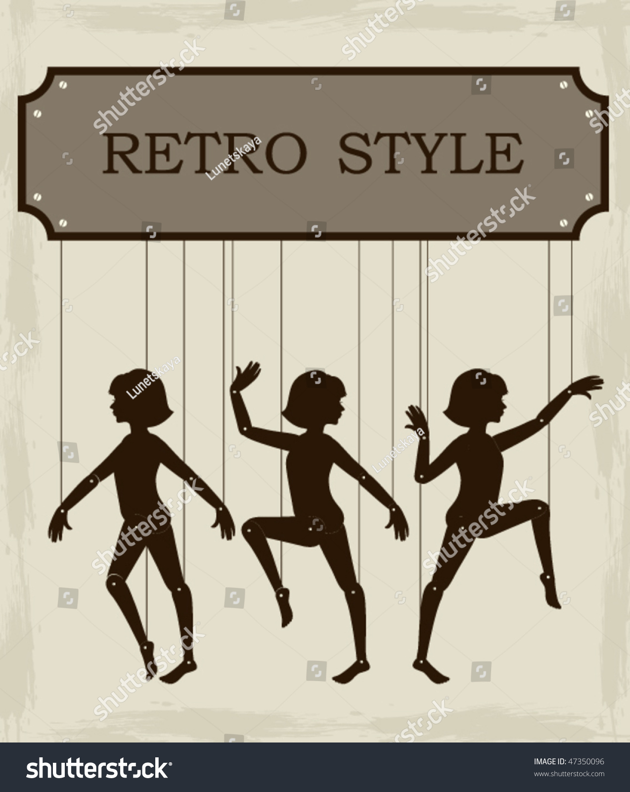 Marionette Stock Vector (Royalty Free) 47350096 | Shutterstock