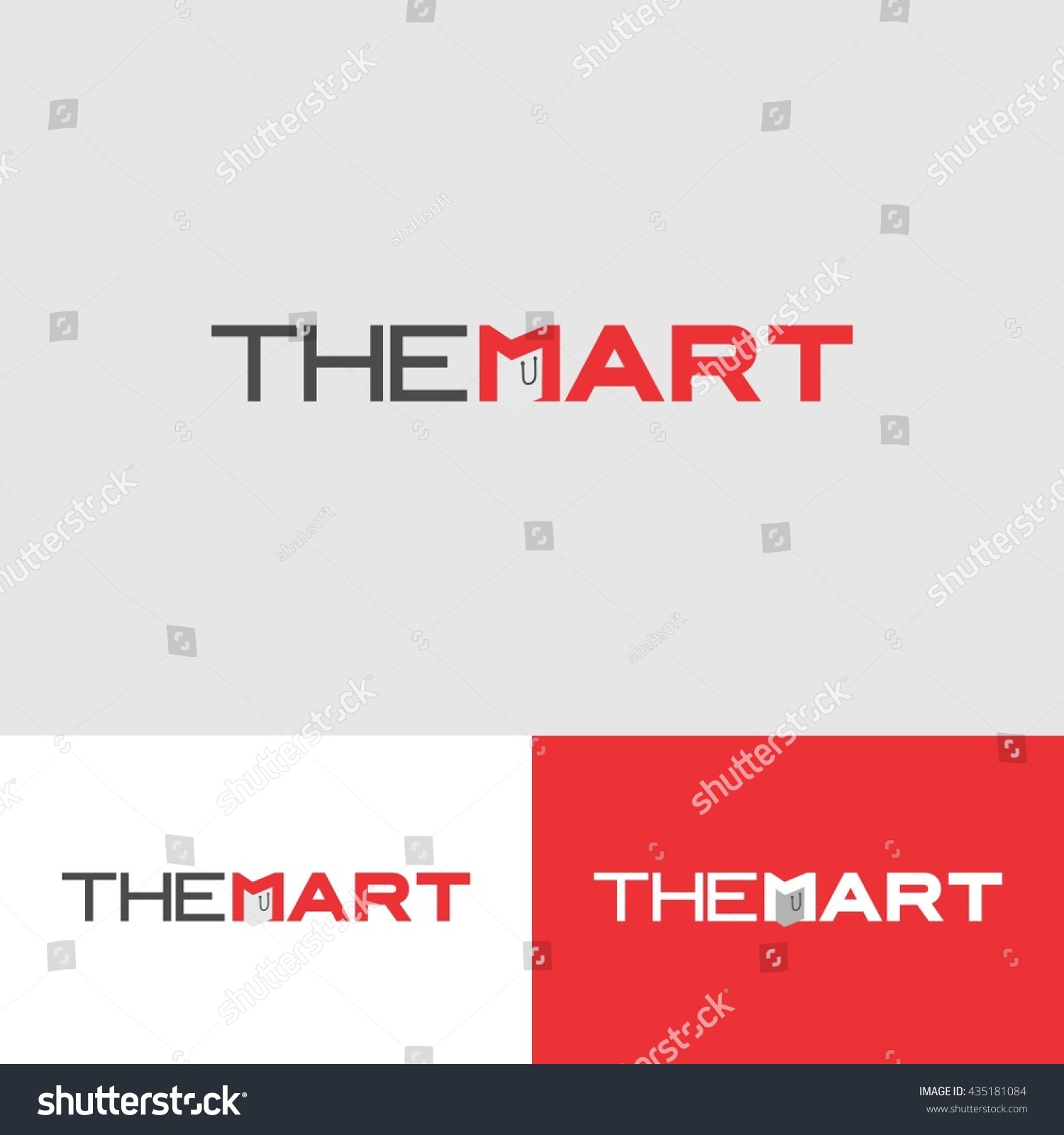 Mart Logo Design Template: เวกเตอร์สต็อก (ปลอดค่าลิขสิทธิ์) 435181084 ...