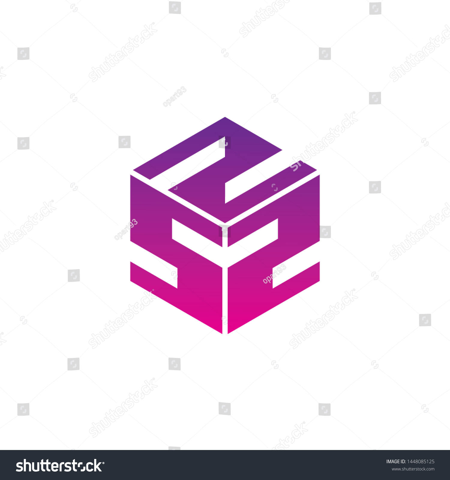 522 Number Hexagonal Concept Logo Unique: เวกเตอร์สต็อก (ปลอดค่า ...