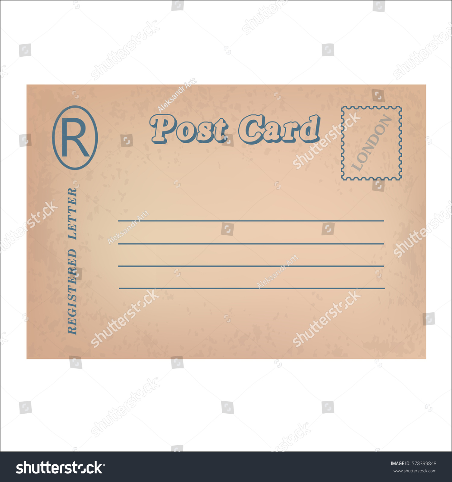 Old Card Stock Vector (Royalty Free) 578399848 | Shutterstock