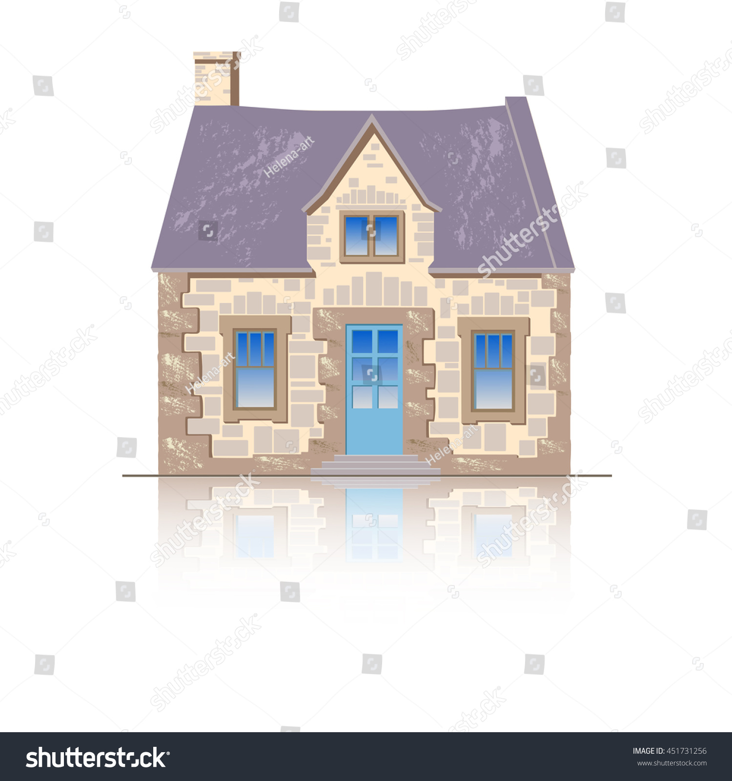 Old English Stone House Flat Style Stock Vector (Royalty Free) 451731256 Old English Stone House Flat Style Stock Vector (Royalty Free) 451731256