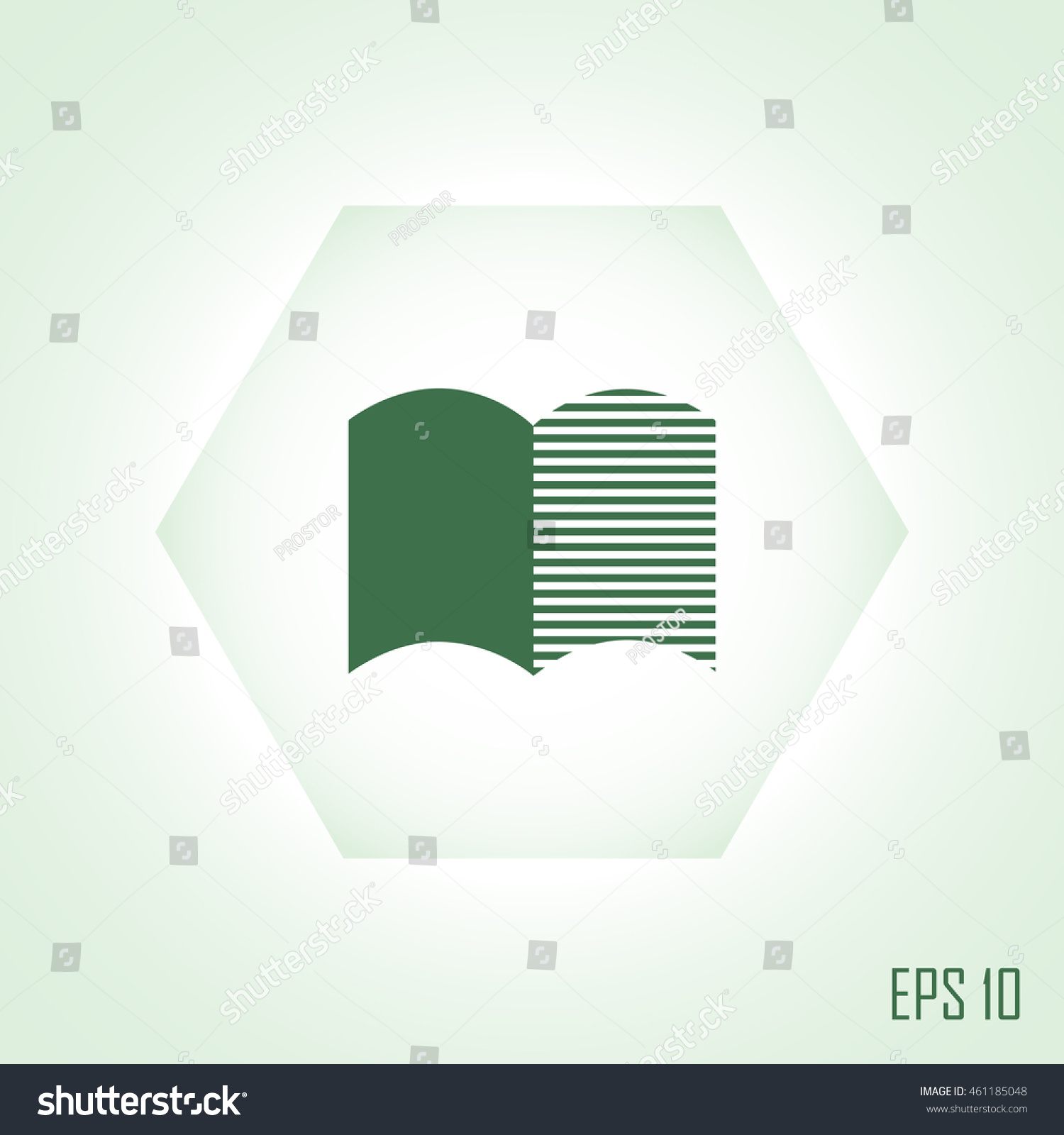 Open Book Icon Stock Vector (Royalty Free) 461185048 | Shutterstock