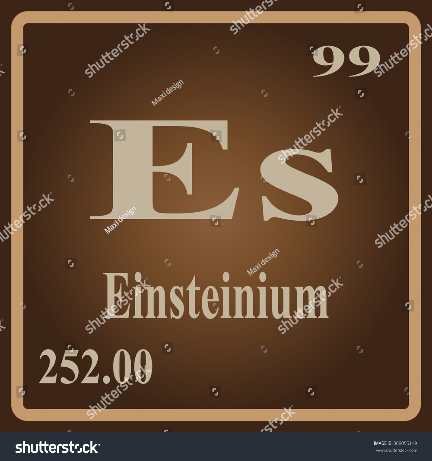 Periodic Table Elements Einsteinium: Vector có sẵn (miễn phí bản quyền ...