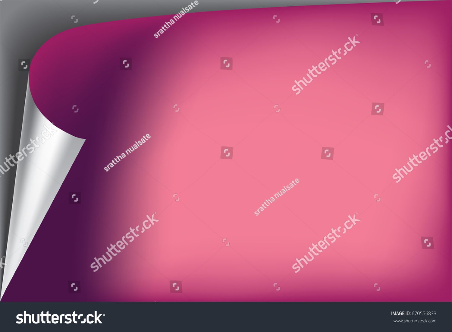 Pink Paper Roll Background Stock Vector (Royalty Free) 670556833 ...