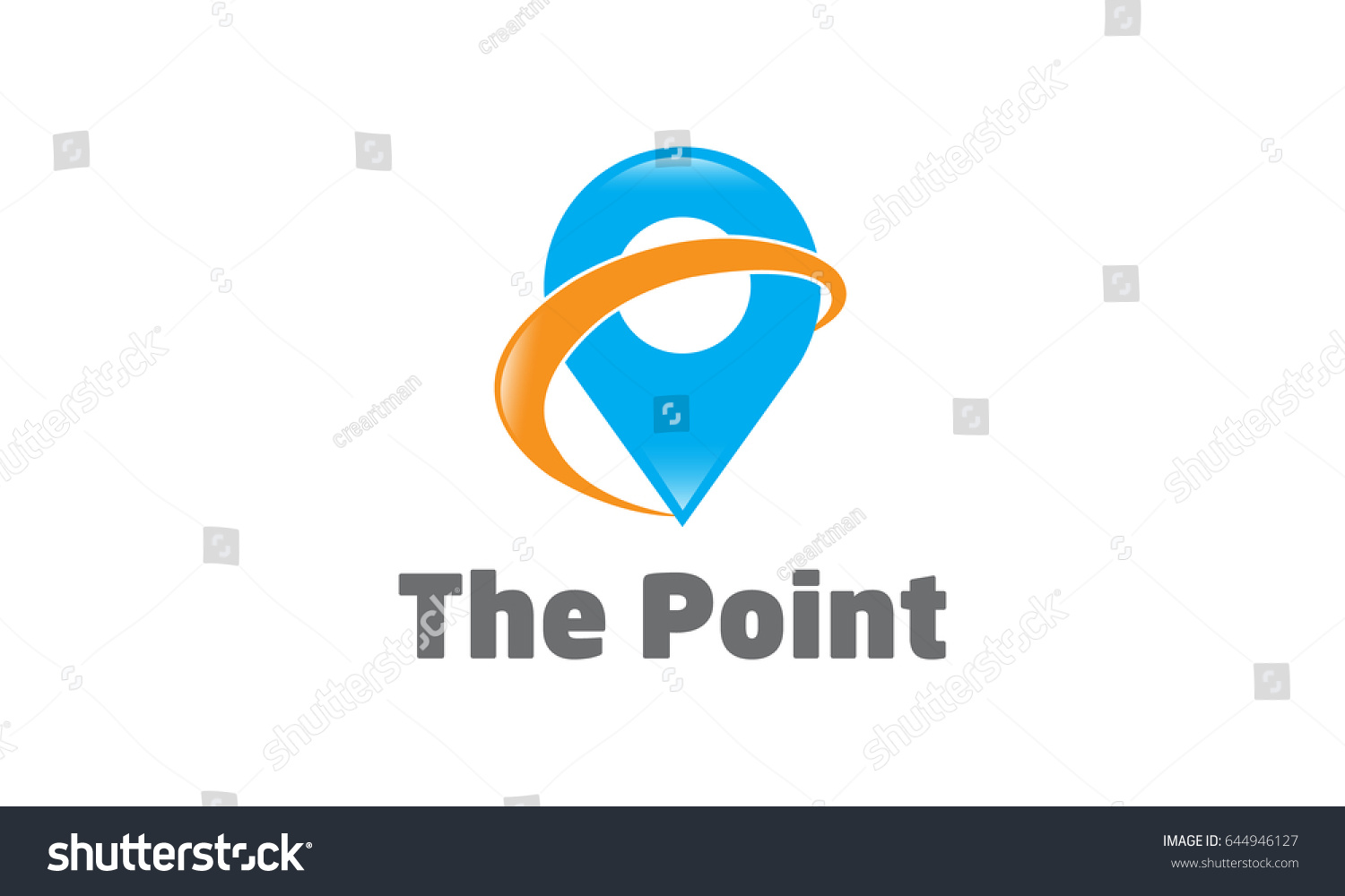 Point Logo Stock Vector (Royalty Free) 644946127