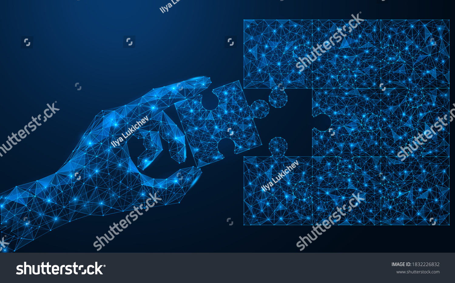 Process Creating Puzzle Human Hand Puts Stock Vector (Royalty Free ... Process Creating Puzzle Human Hand Puts Stock Vector (Royalty Free ...