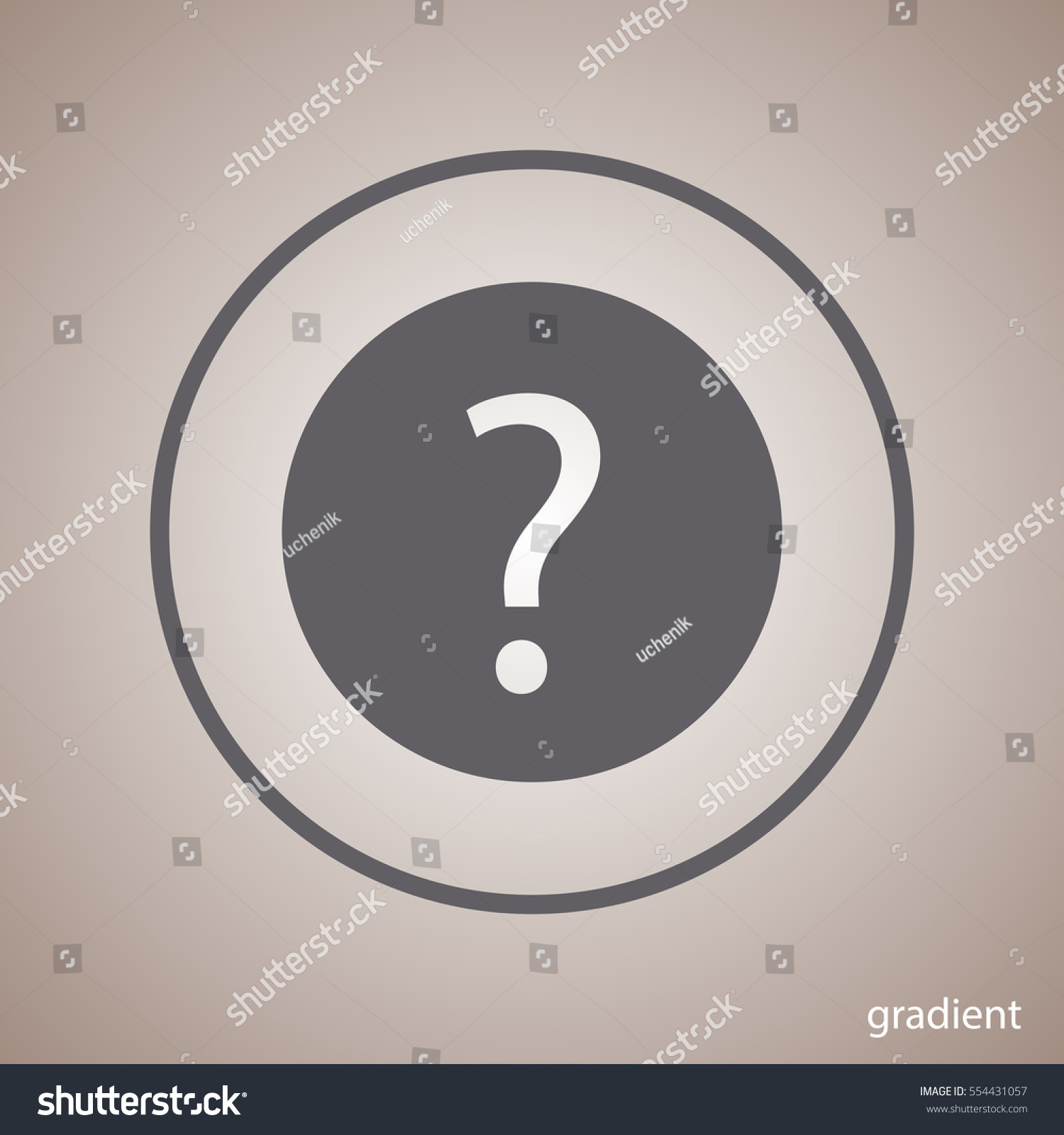 Question Mark Icon Stok Vektör (Telifsiz) 554431057 | Shutterstock