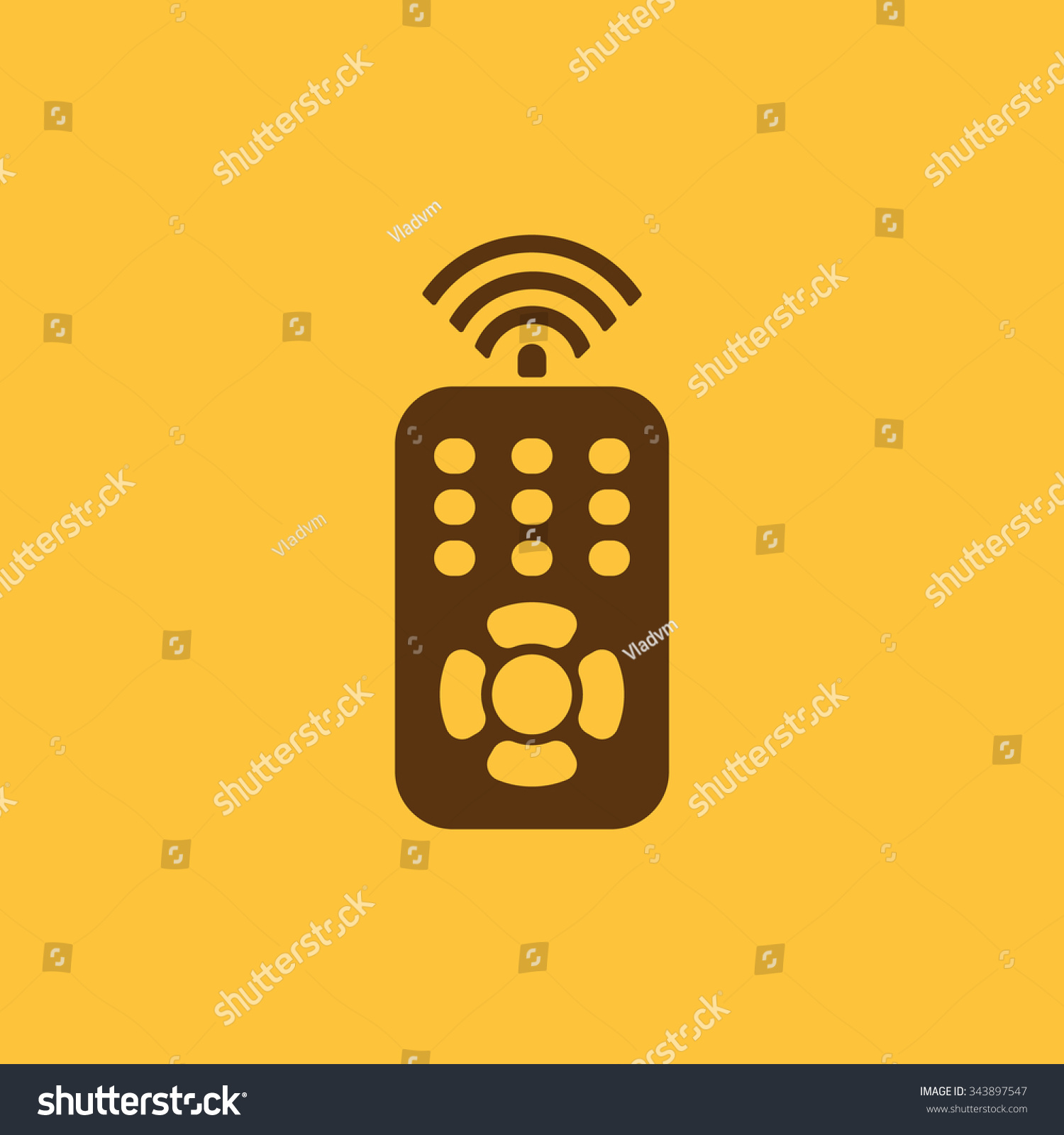 Remote Control Icon Remote Control Symbol Stock Vector (Royalty Free ...