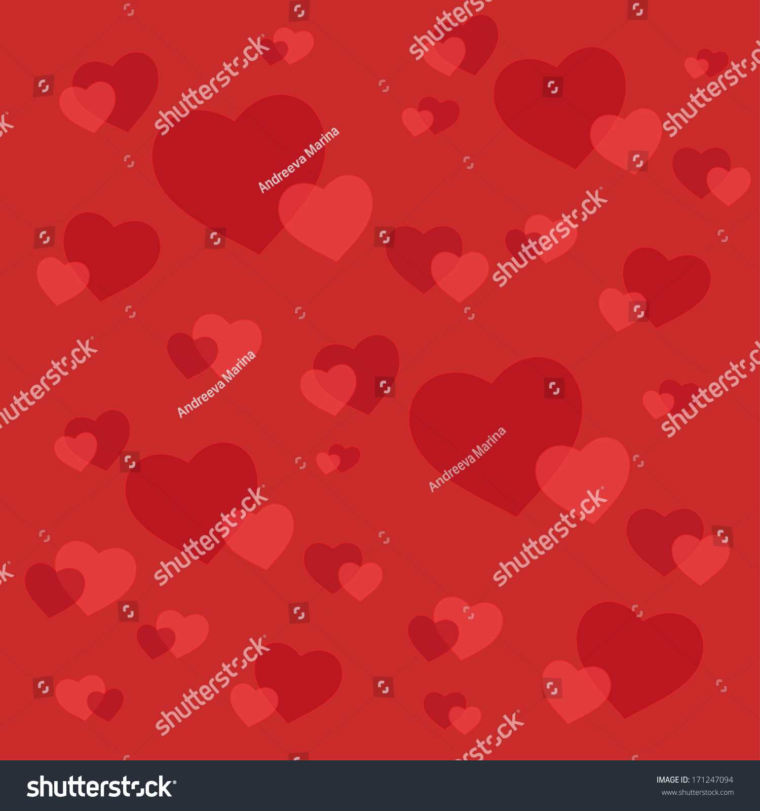 Seamless Texture Hart Stock Vector (Royalty Free) 171247094 | Shutterstock
