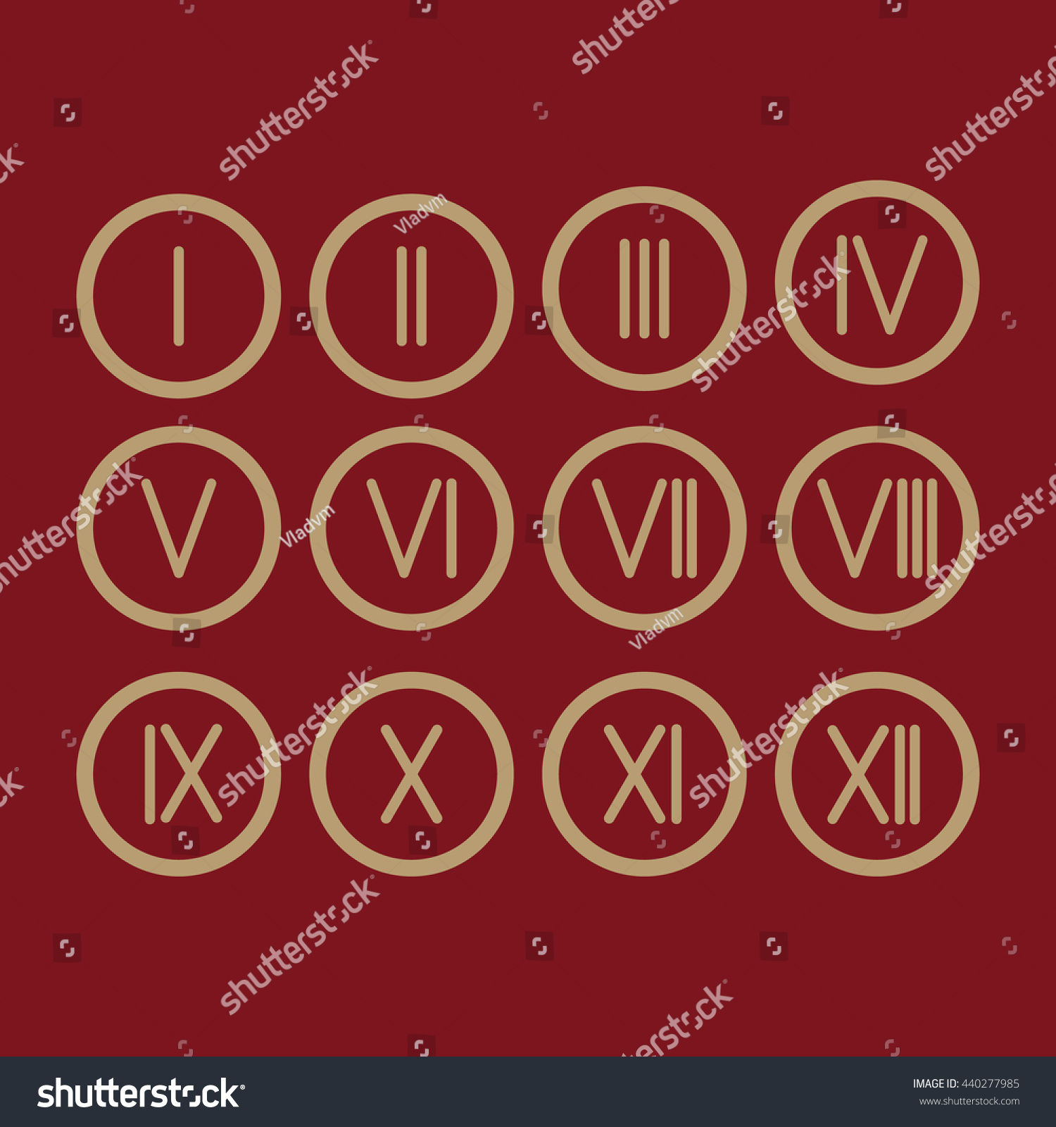 Set Roman Numerals 112 Icon Vector: เวกเตอร์สต็อก (ปลอดค่าลิขสิทธิ์ ...