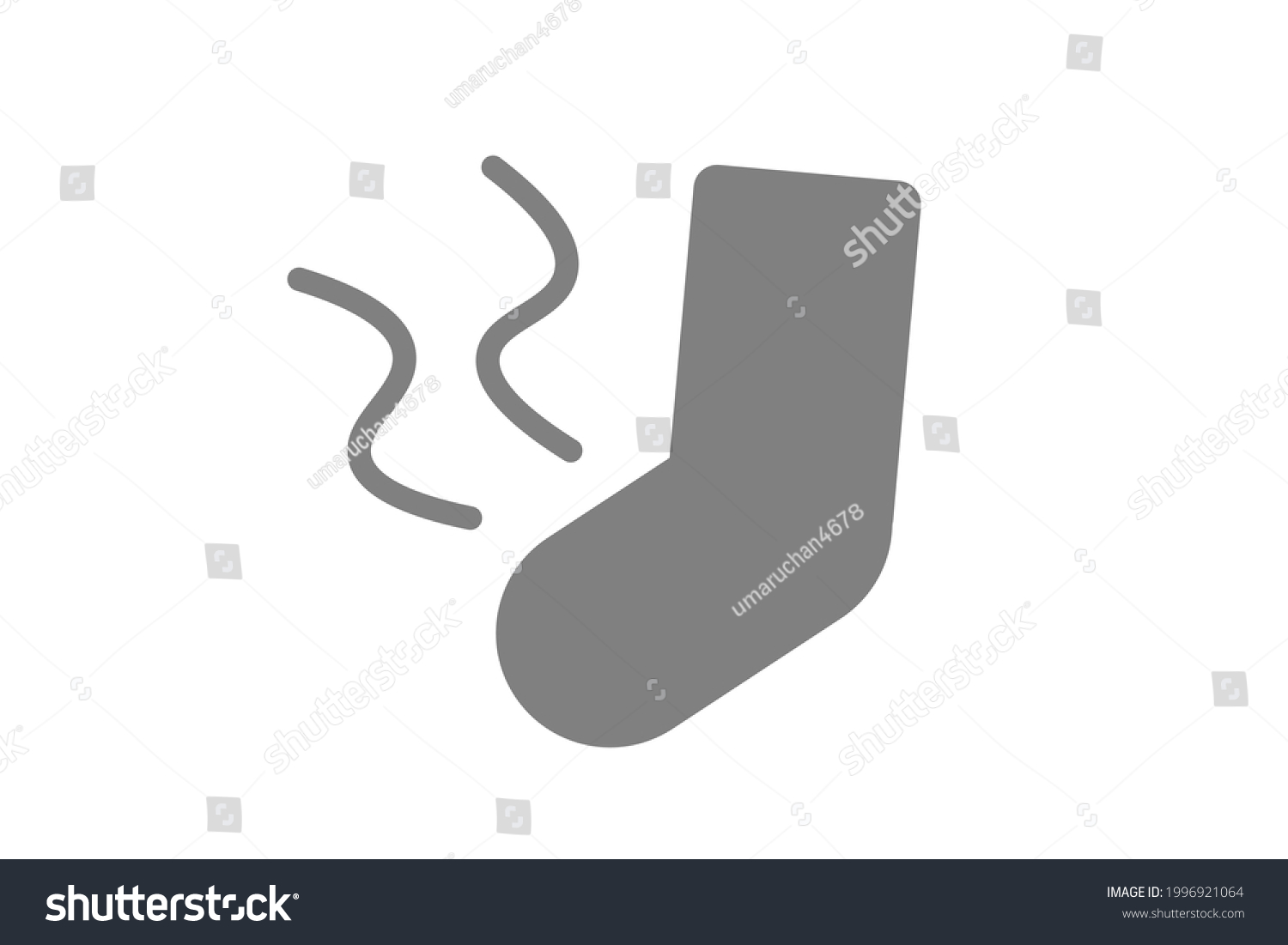 Socks Stinking Vector Illustration Stock Vector (Royalty Free ...