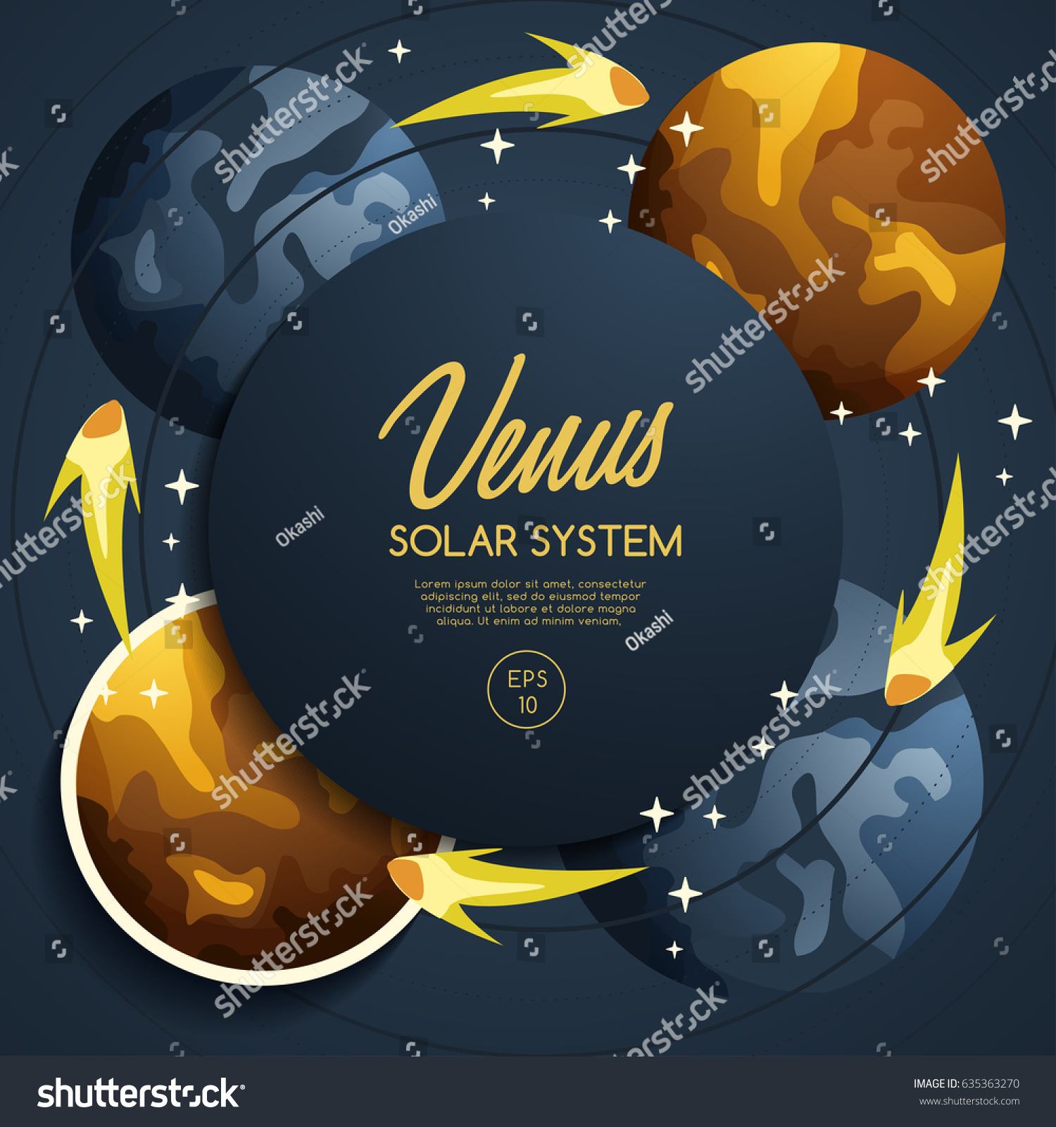 Solar System Planets Vector Illustration 库存矢量图(免版税)635363270 | Shutterstock Solar System Planets Vector Illustration 库存矢量图(免版税)635363270 | Shutterstock