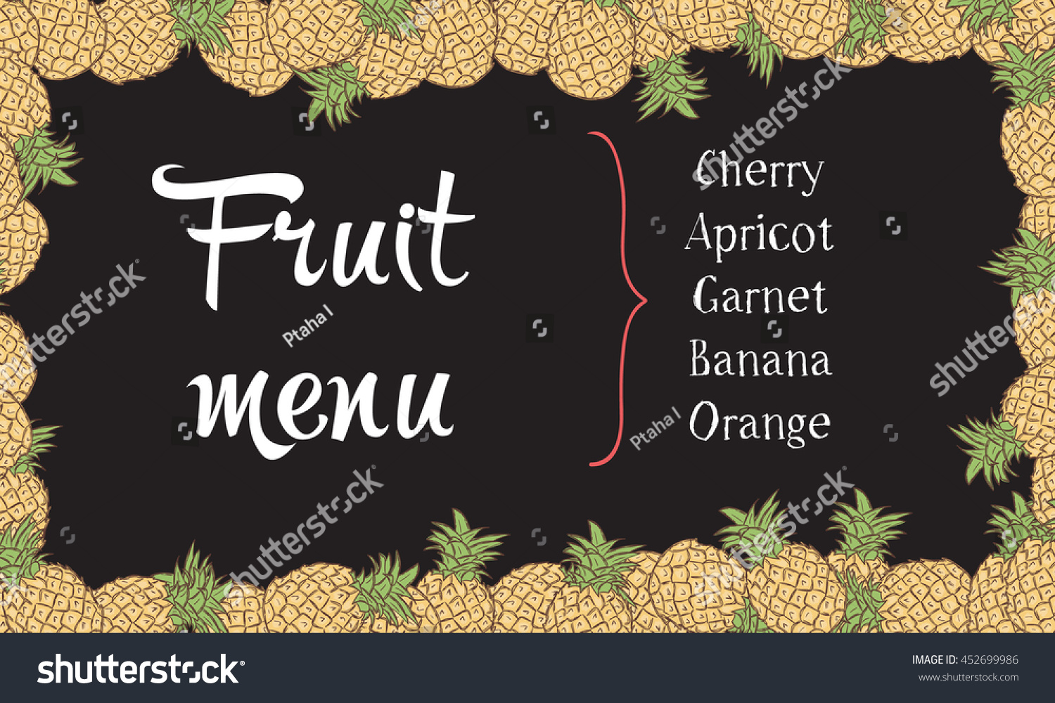 Square Frame Text Banner Design Template Stock Vector (Royalty Free ...