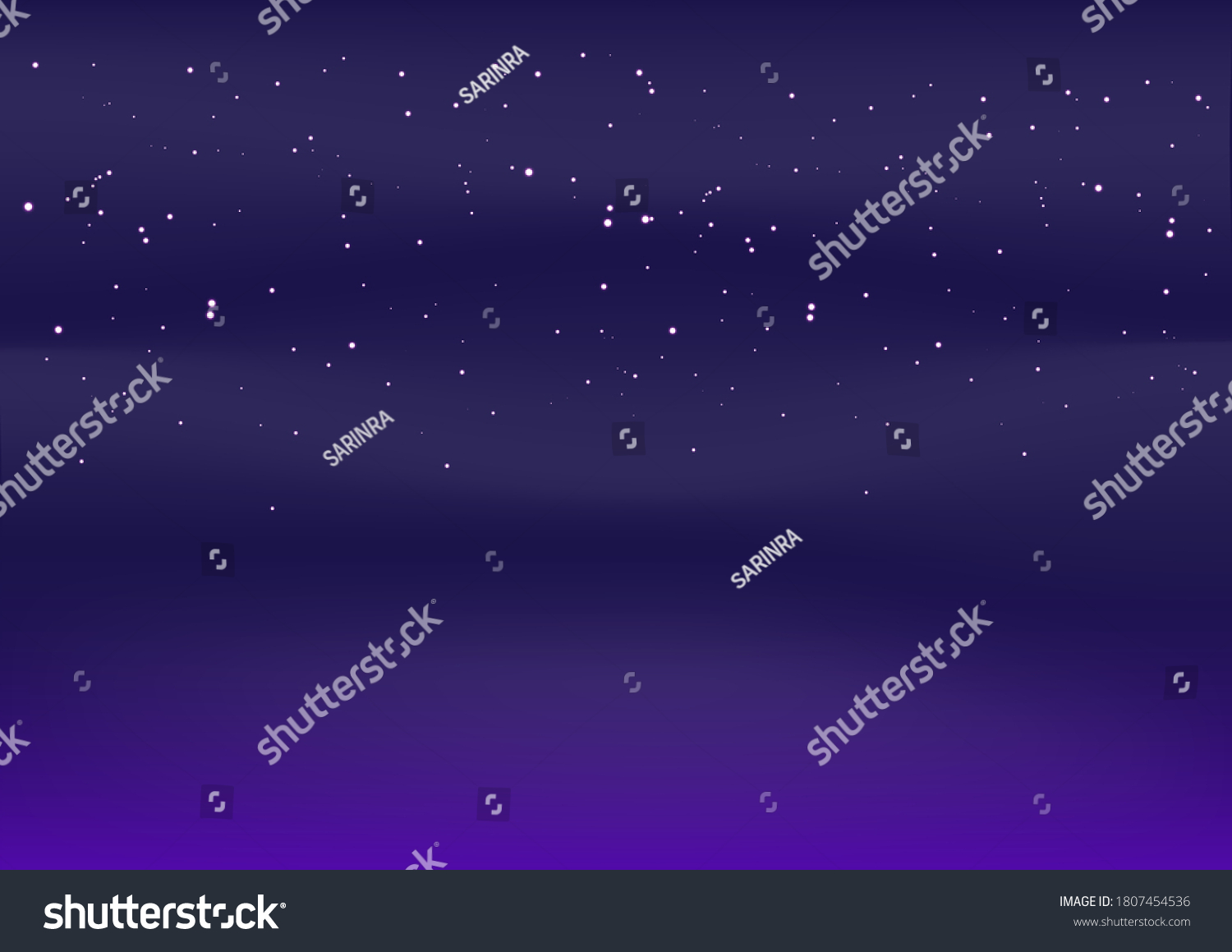Starry Night Sky Vector Stock Vector (Royalty Free) 1807454536 ...