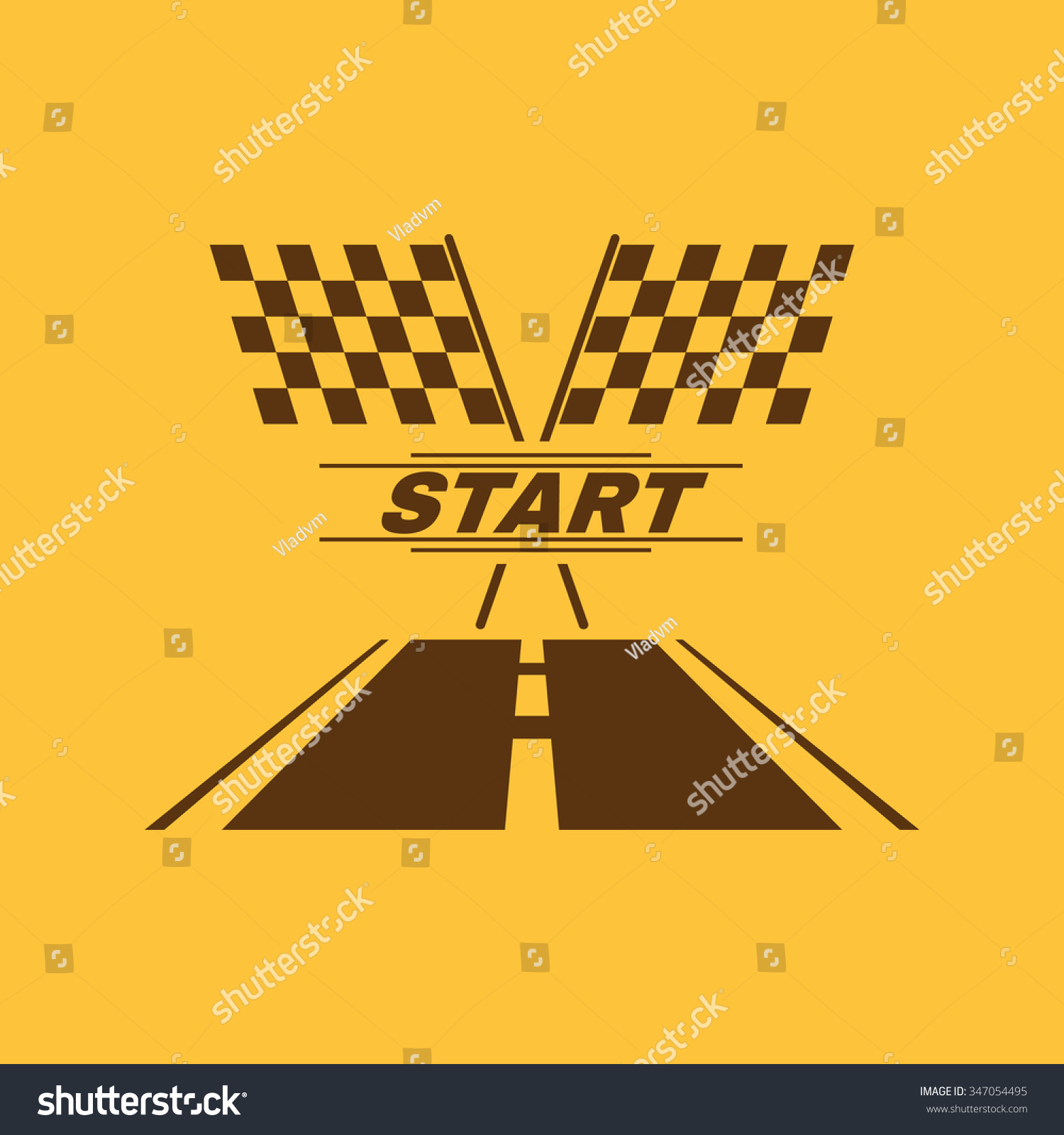 Start Icon Start Symbol Flat Vector Stock Vector (Royalty Free ...