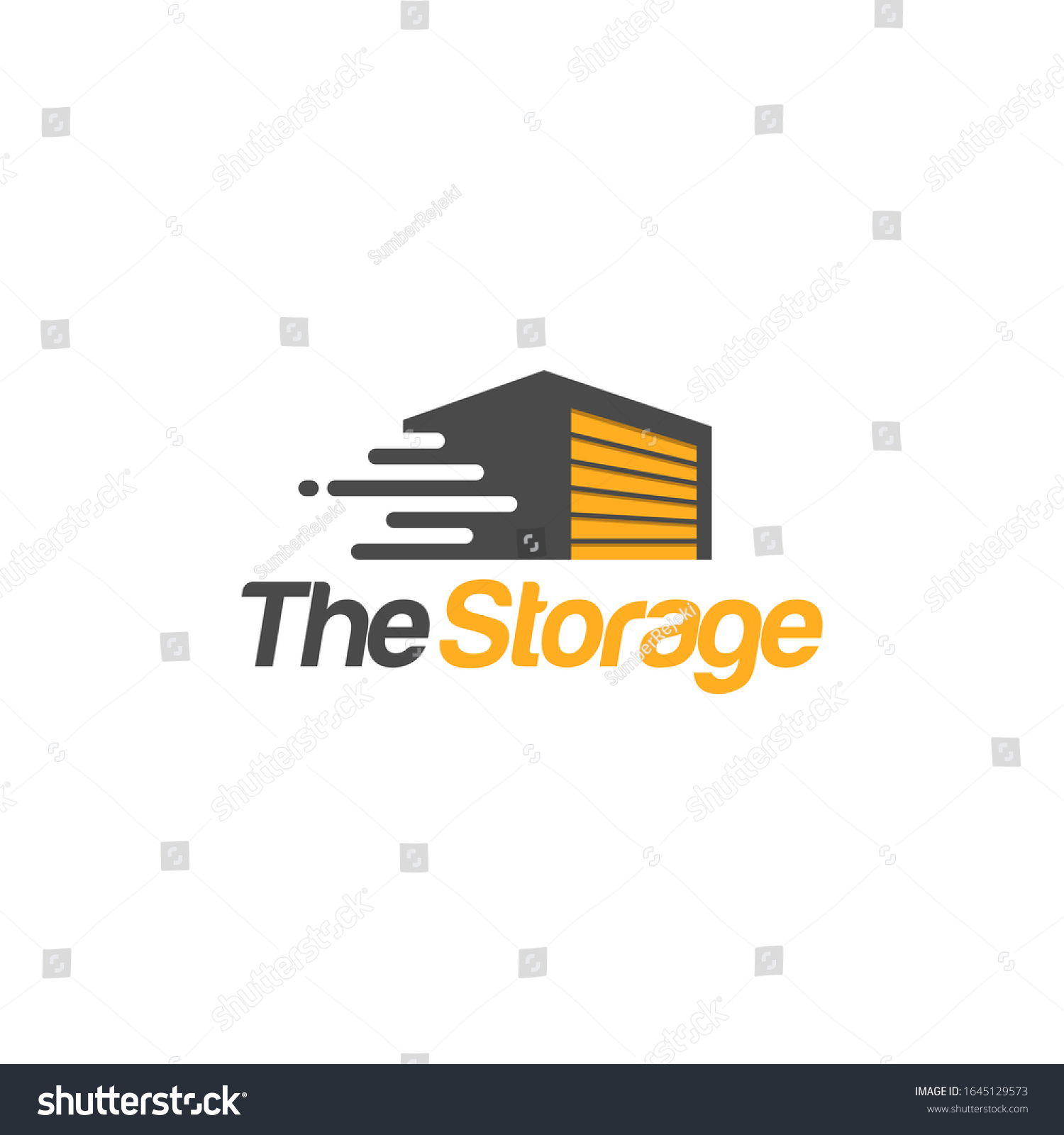 Storage Logo Vector Image Stock Stock Vector (Royalty Free) 1645129573 ...