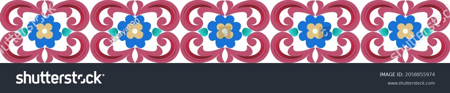 Traditional Pattern Indonesia Stock Vector (Royalty Free) 2058855974 ...