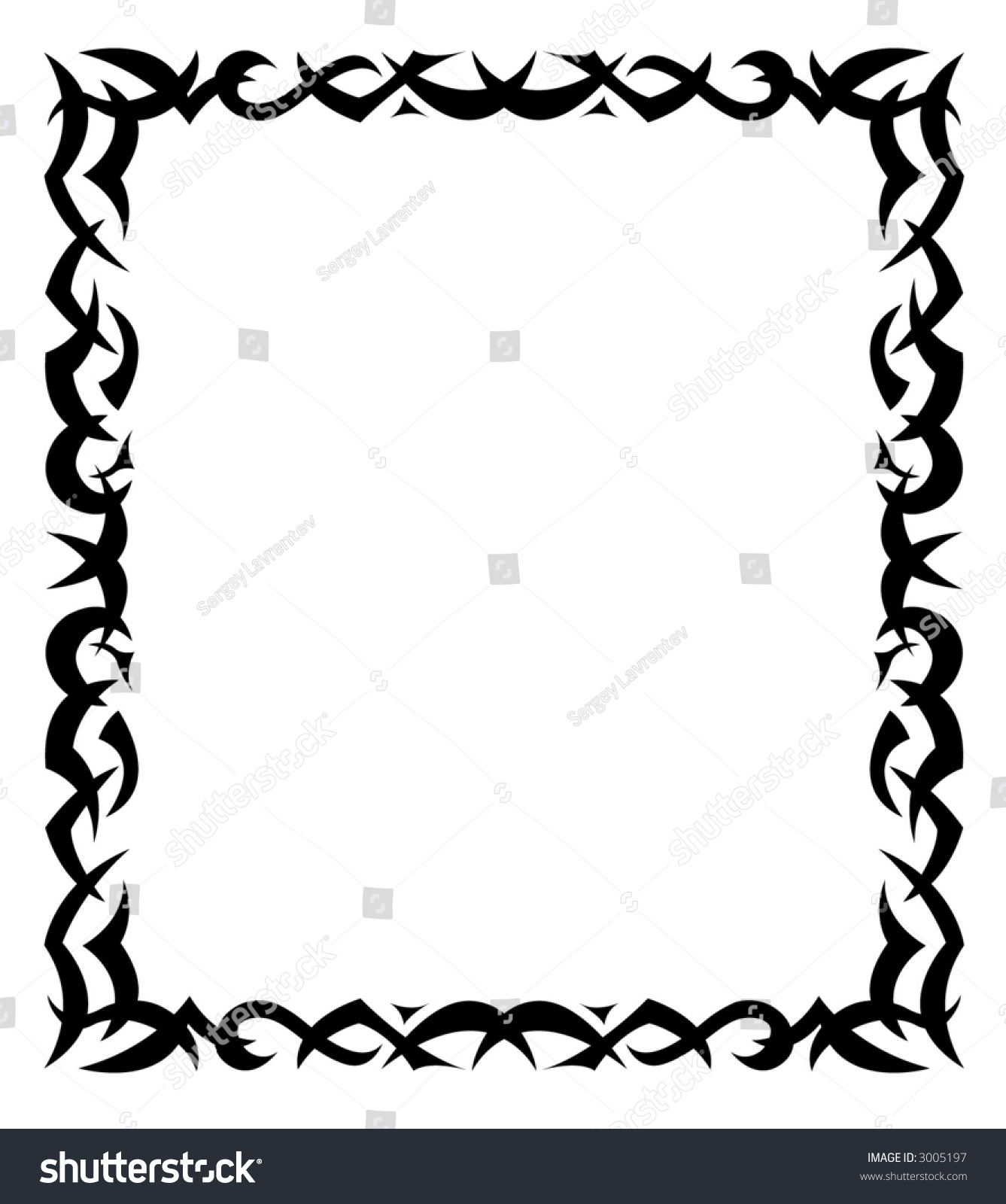 Vector Image Decorative Framework Stock Vector (Royalty Free) 3005197 ...