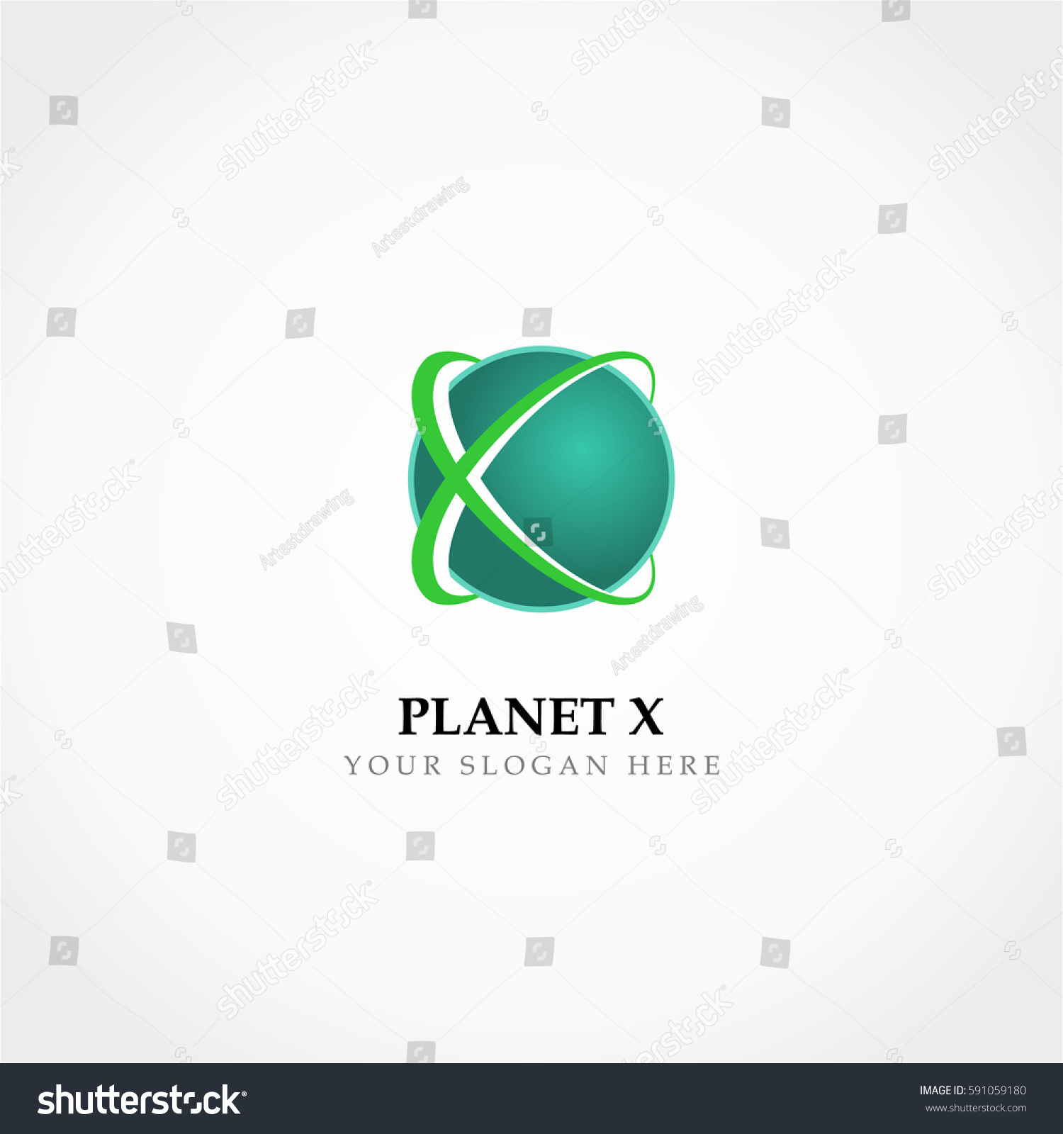 X Planet Logo Stock Vector (Royalty Free) 591059180 | Shutterstock