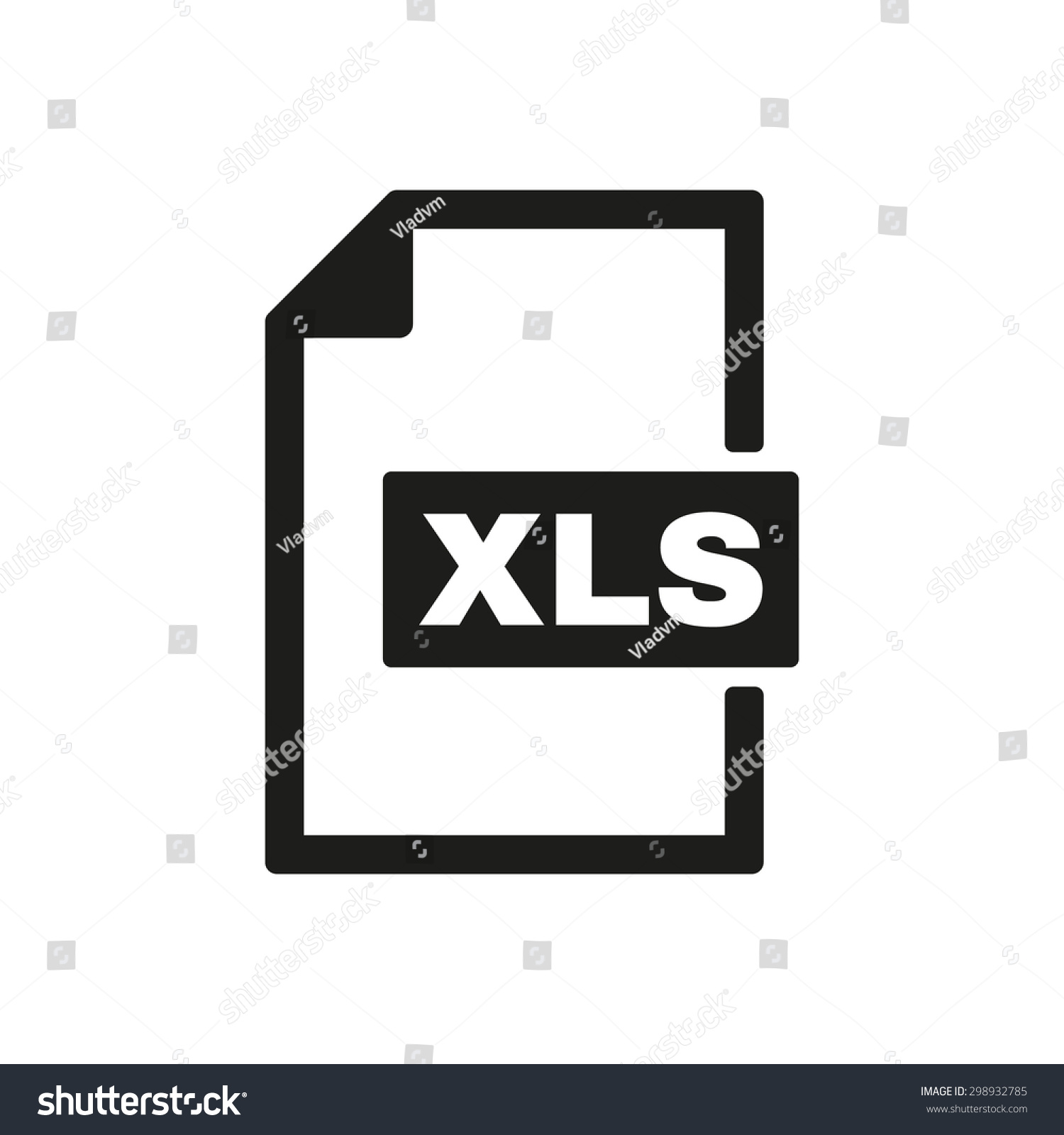 Xls Icon File Format Symbol Flat Stock Vector (Royalty Free) 298932785 ... Xls Icon File Format Symbol Flat Stock Vector (Royalty Free) 298932785 ...
