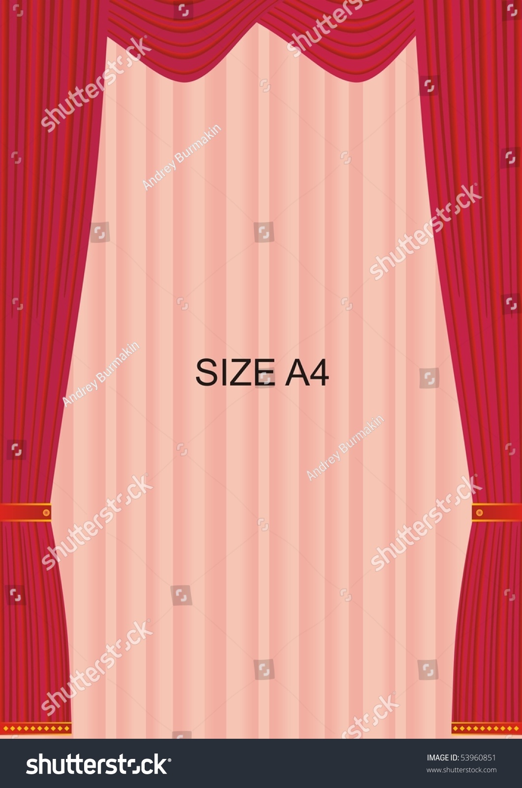 Theater Curtains Vector Stock Vector (Royalty Free) 53960851 | Shutterstock