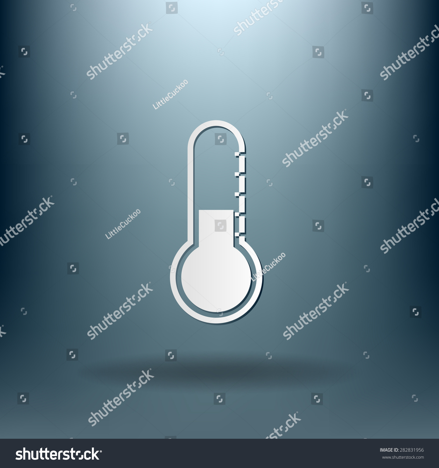 Thermometer Icon Temperature Symbol Stock Vector (Royalty Free ...