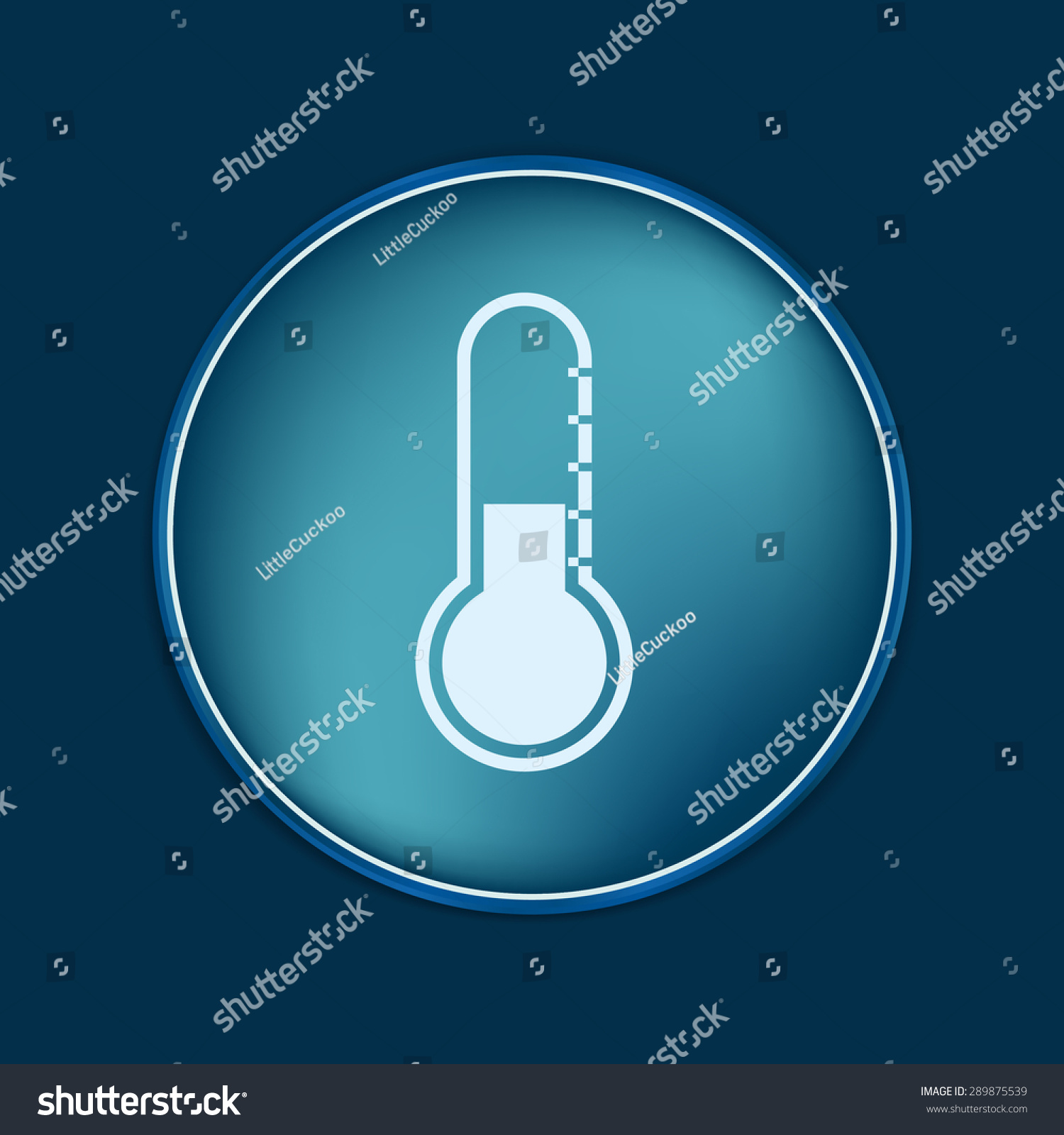 Thermometer Icon Temperature Symbol Stock Vector (Royalty Free ...