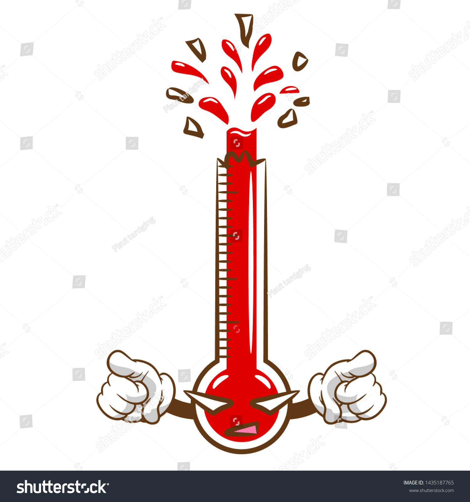 Thermometer Vector Graphic Design Clipart Stock Vector (Royalty Free ...