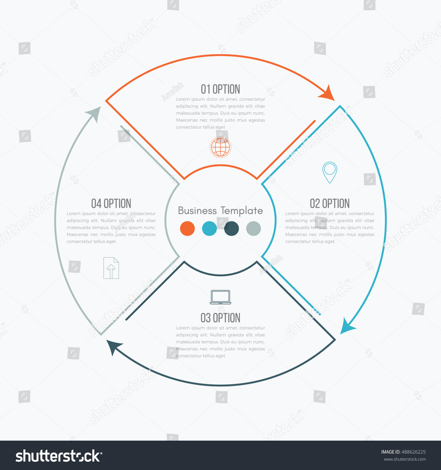 20,019 4 circular diagram Images, Stock Photos & Vectors | Shutterstock