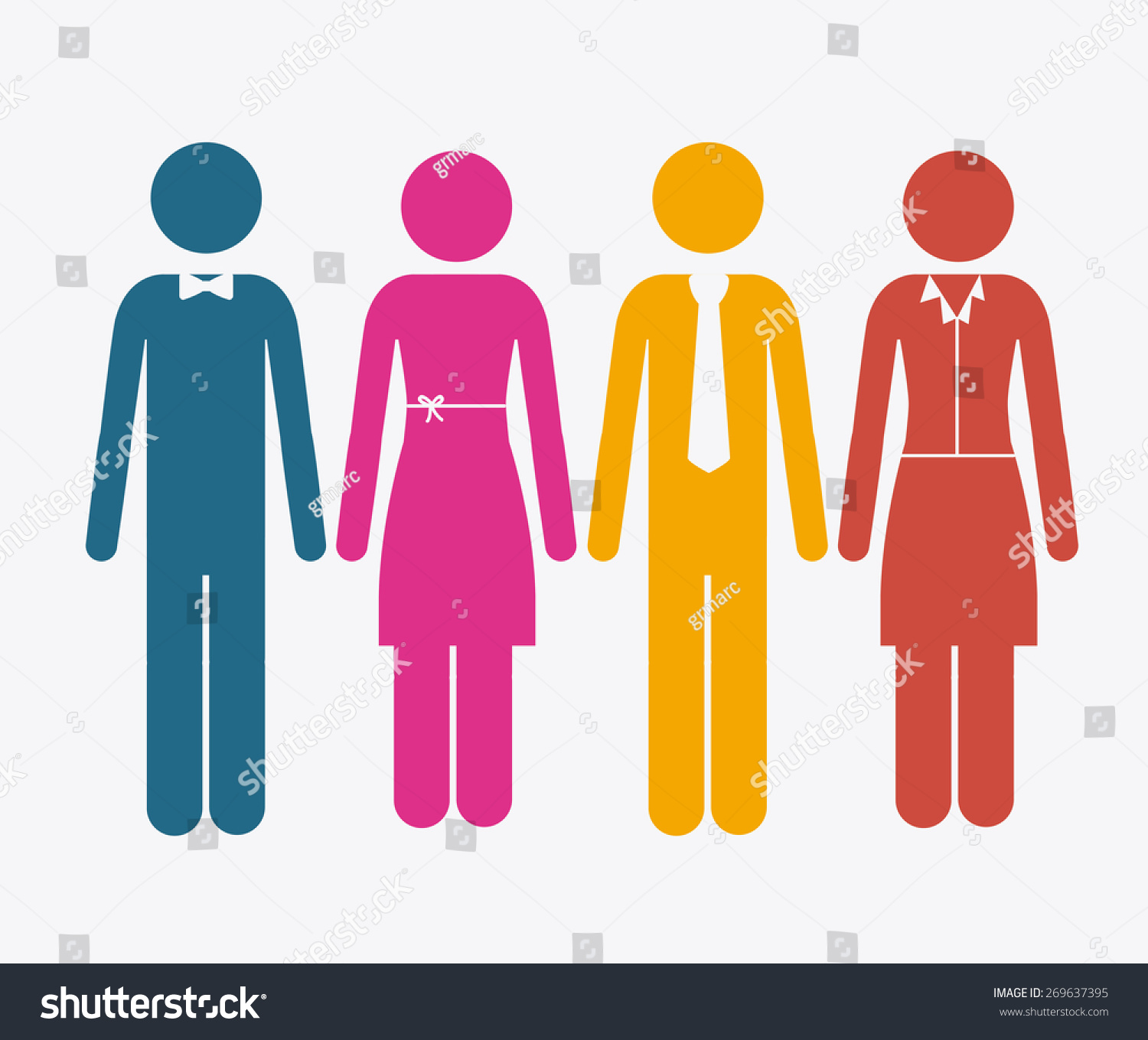 Think Different Design Over White Background Stock Vector (Royalty Free ...