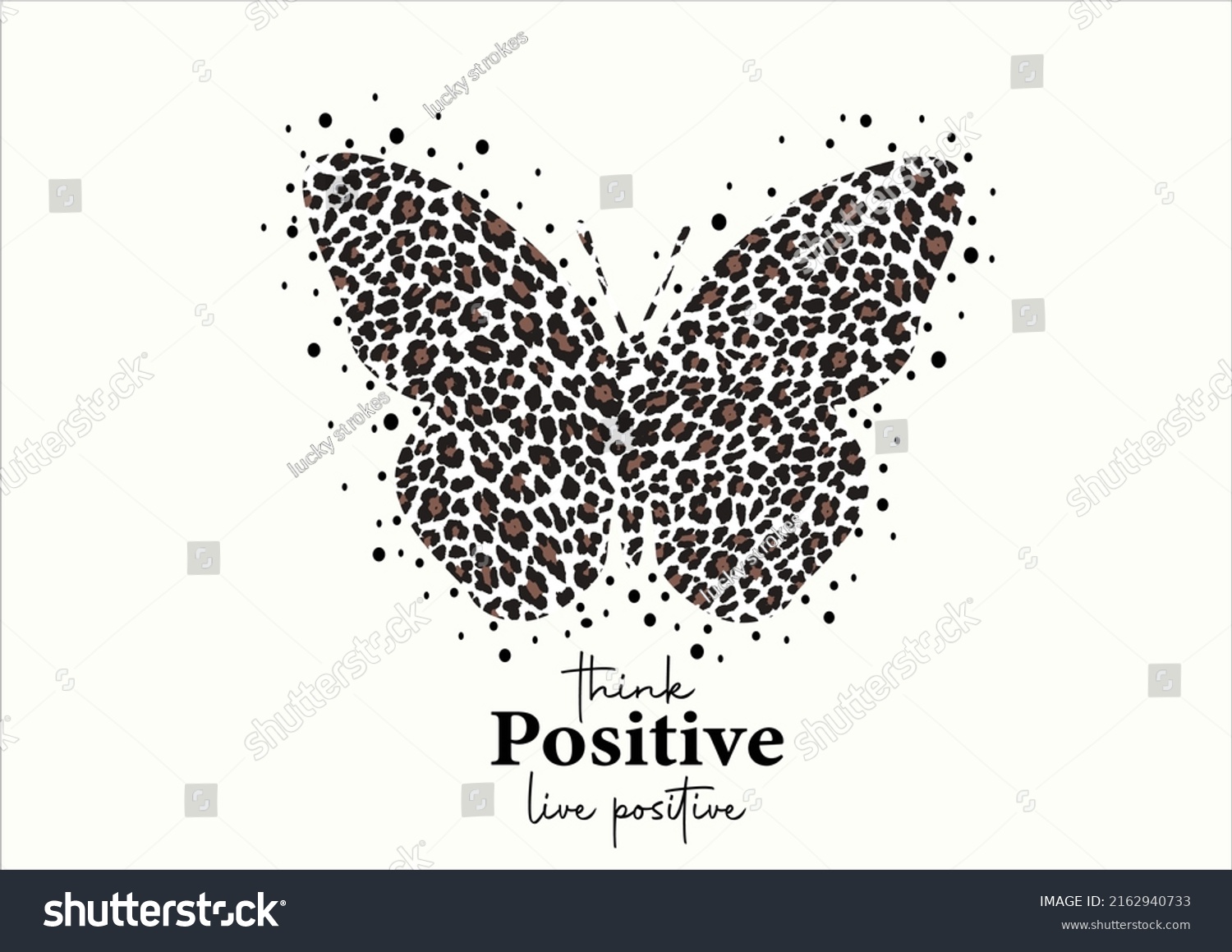 Think Positive Vector Design Hand Drawn Stock Vector (Royalty Free ...