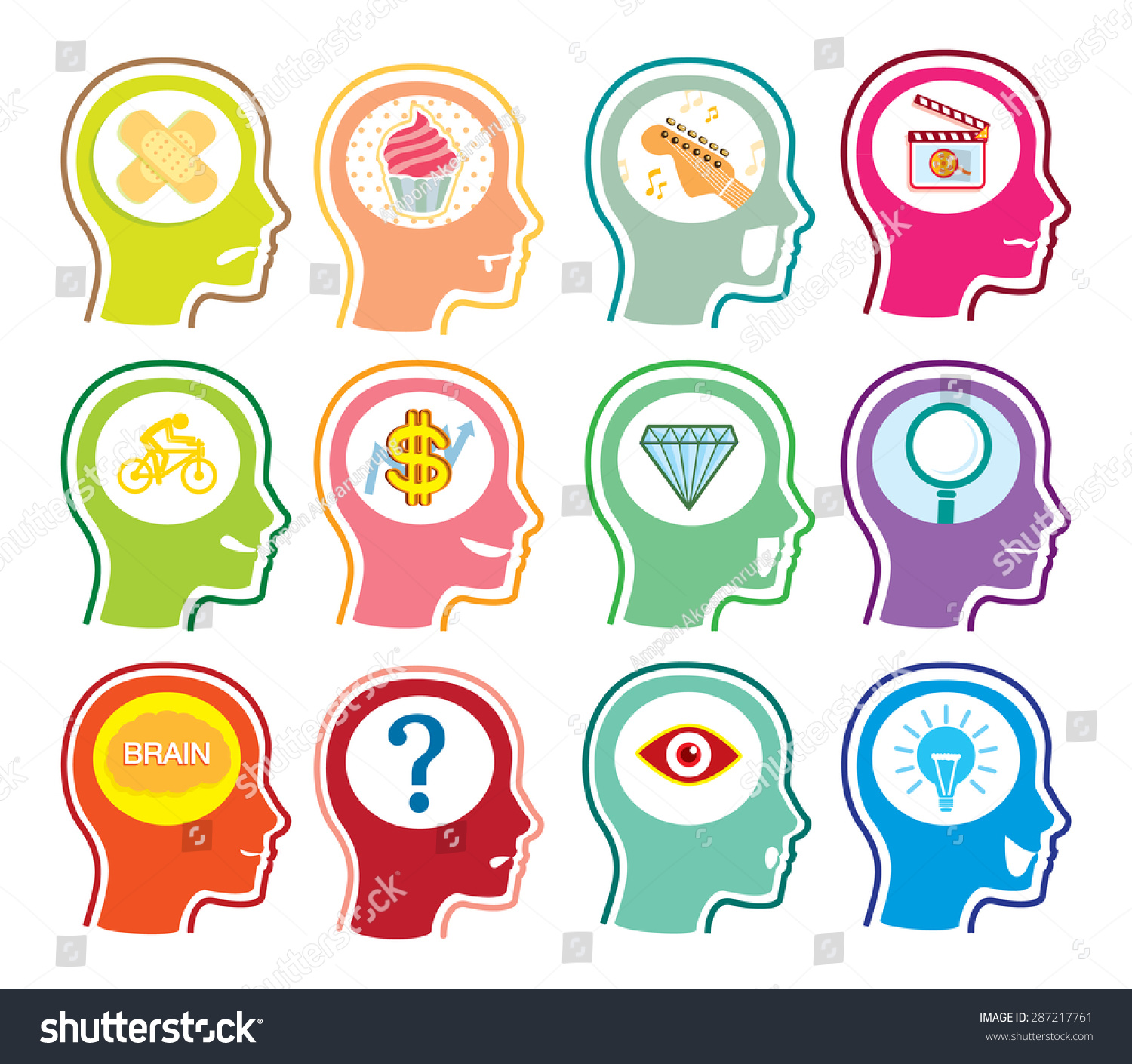 Think Sign Logo Stock Vector (Royalty Free) 287217761