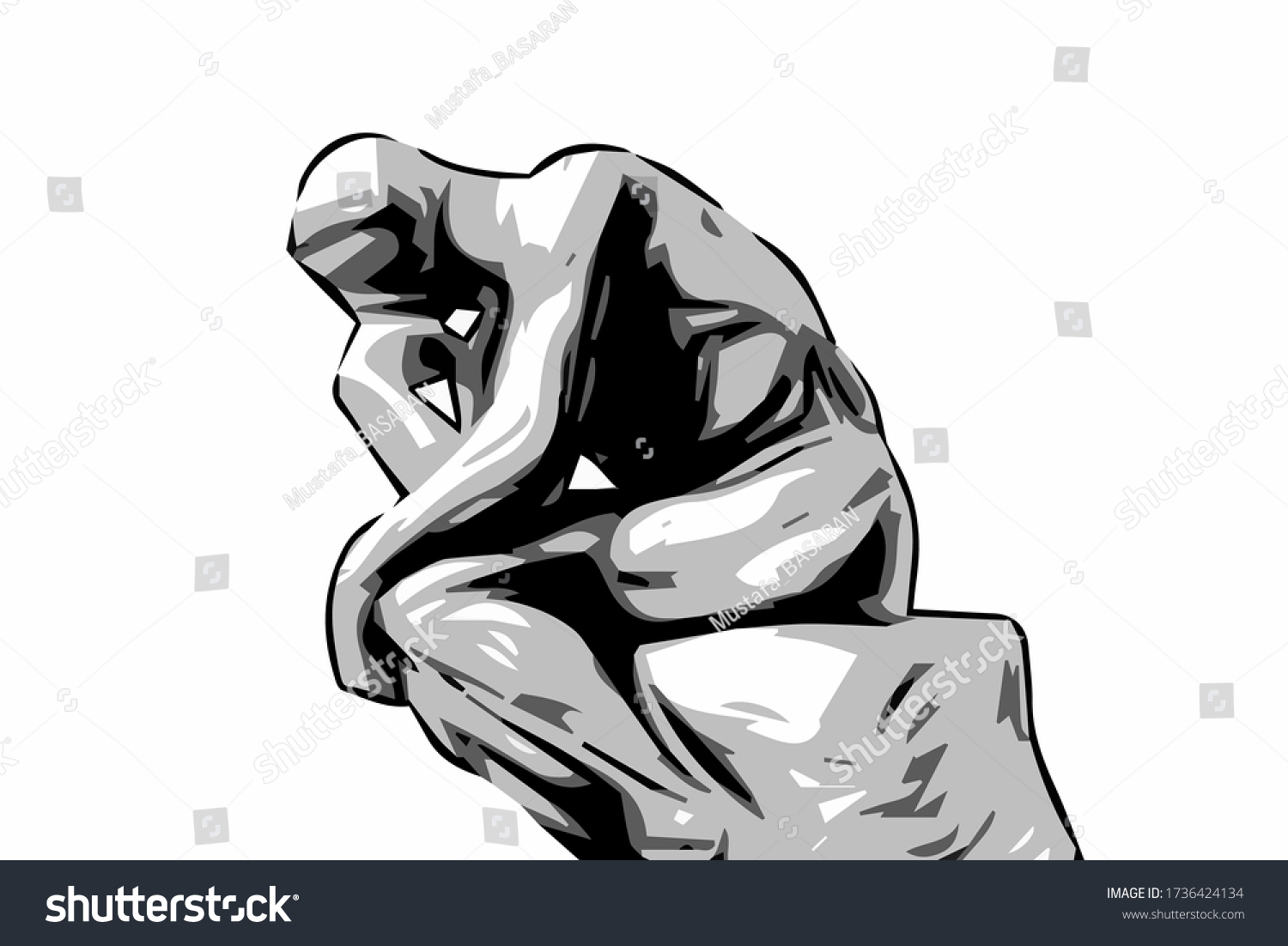 "Statue penseur" - 33 Ảnh, vector và hình chụp có sẵn | Shutterstock