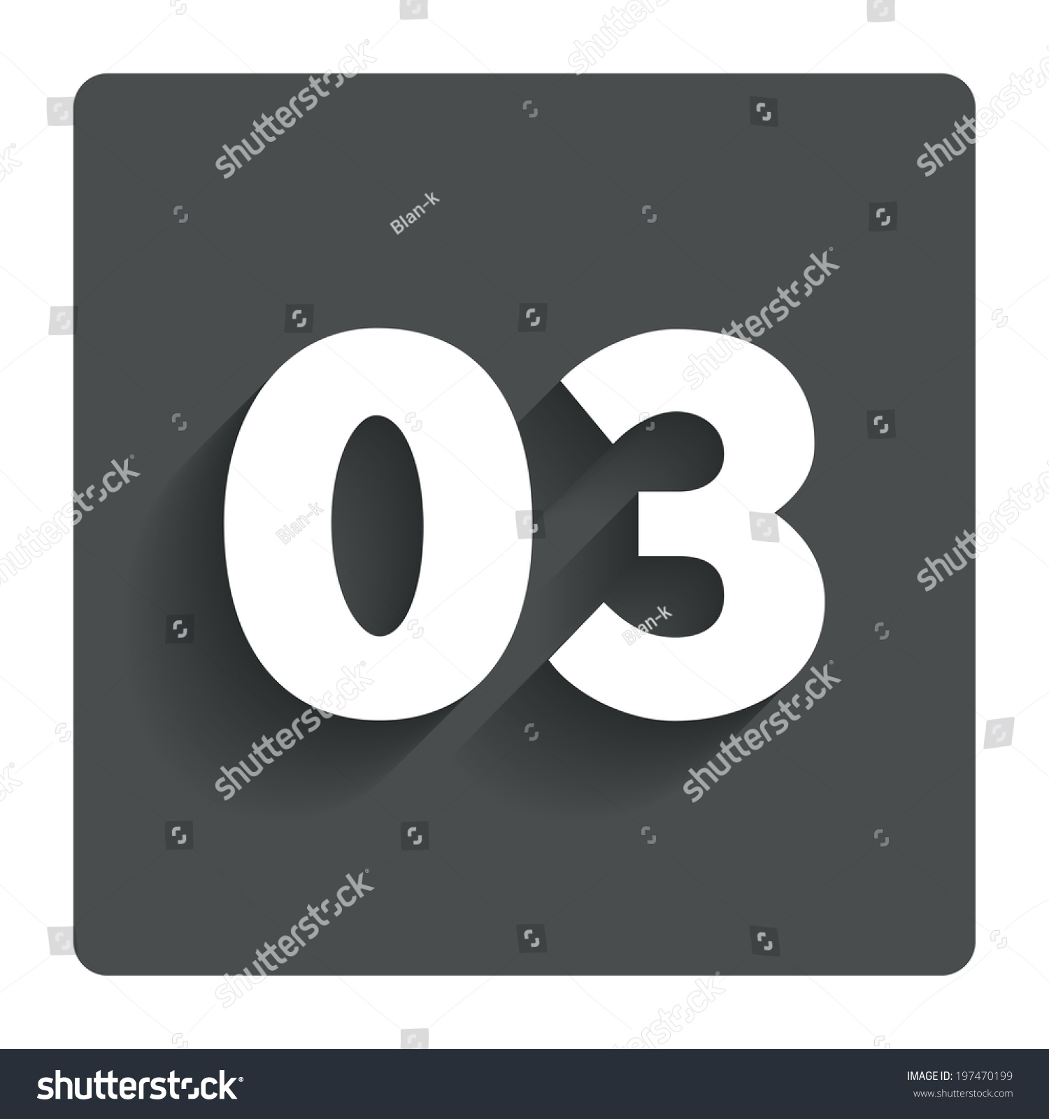 Third Step Sign Loading Process Symbol: vector de stock (libre de ...